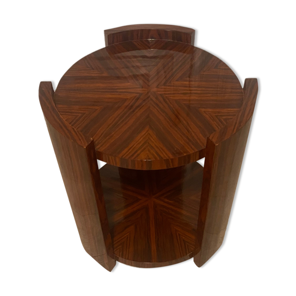 Guéridon, bar art deco en acajou | Selency