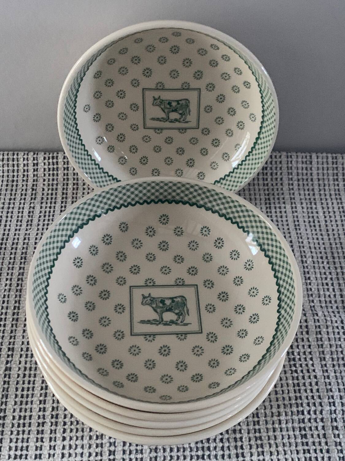 Assiettes creuses vintage Geneviève Lethu | Selency