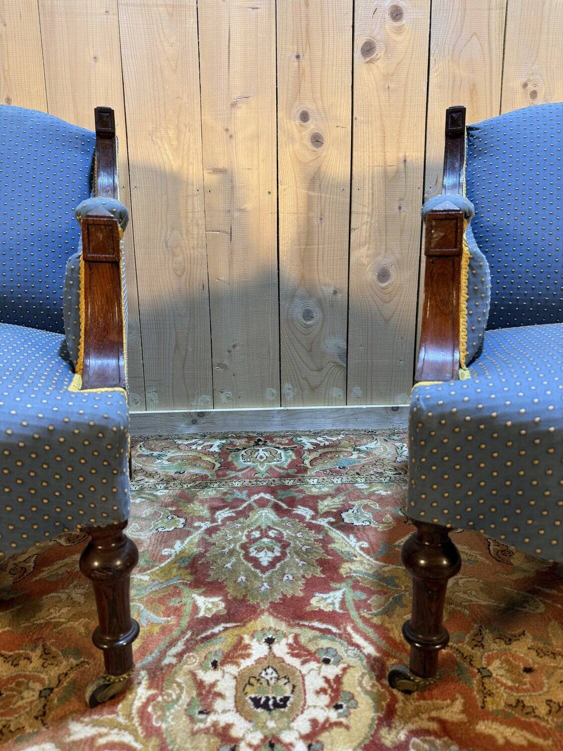 Paire de fauteuils - bergères époque Napoléon III | Selency