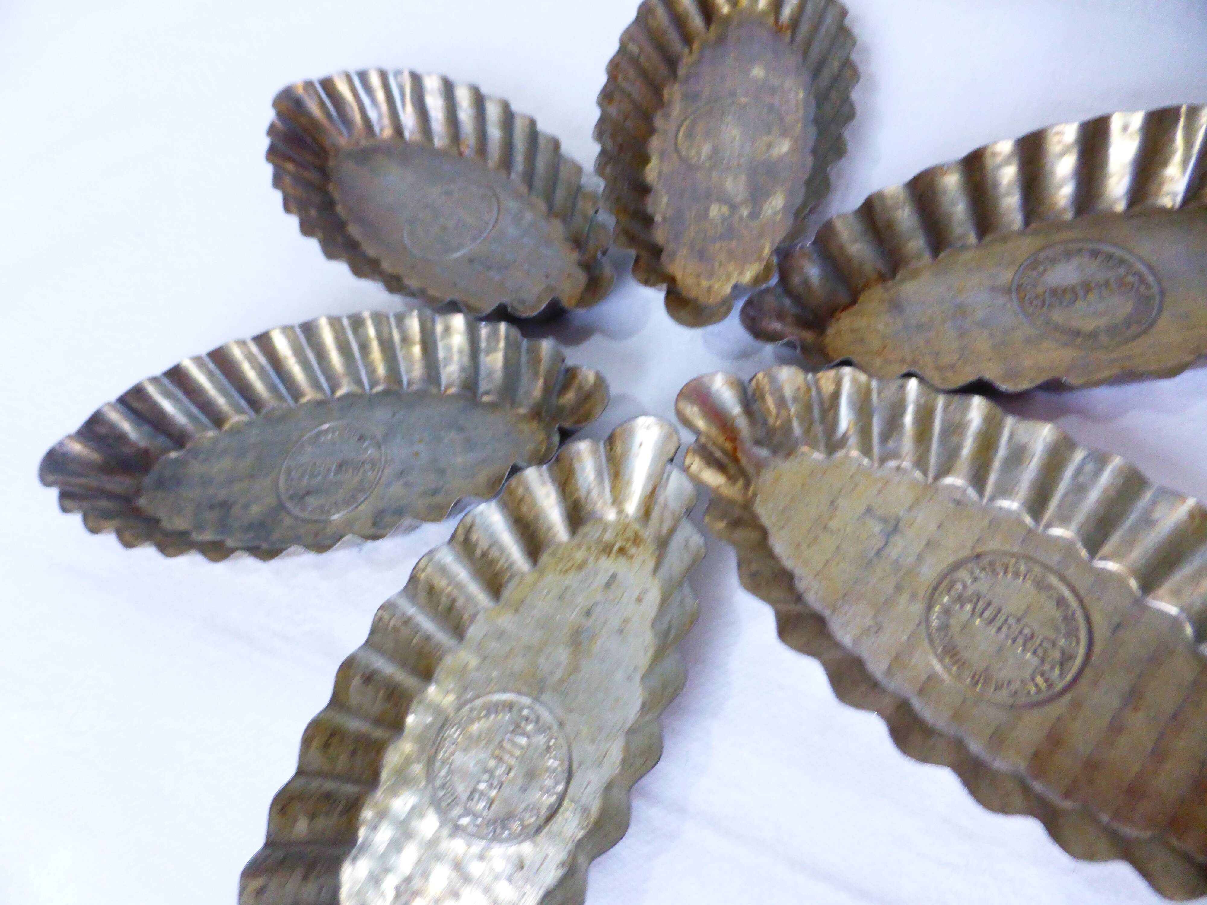 6 moules à gateaux Gaufrex individuels vintage | Selency