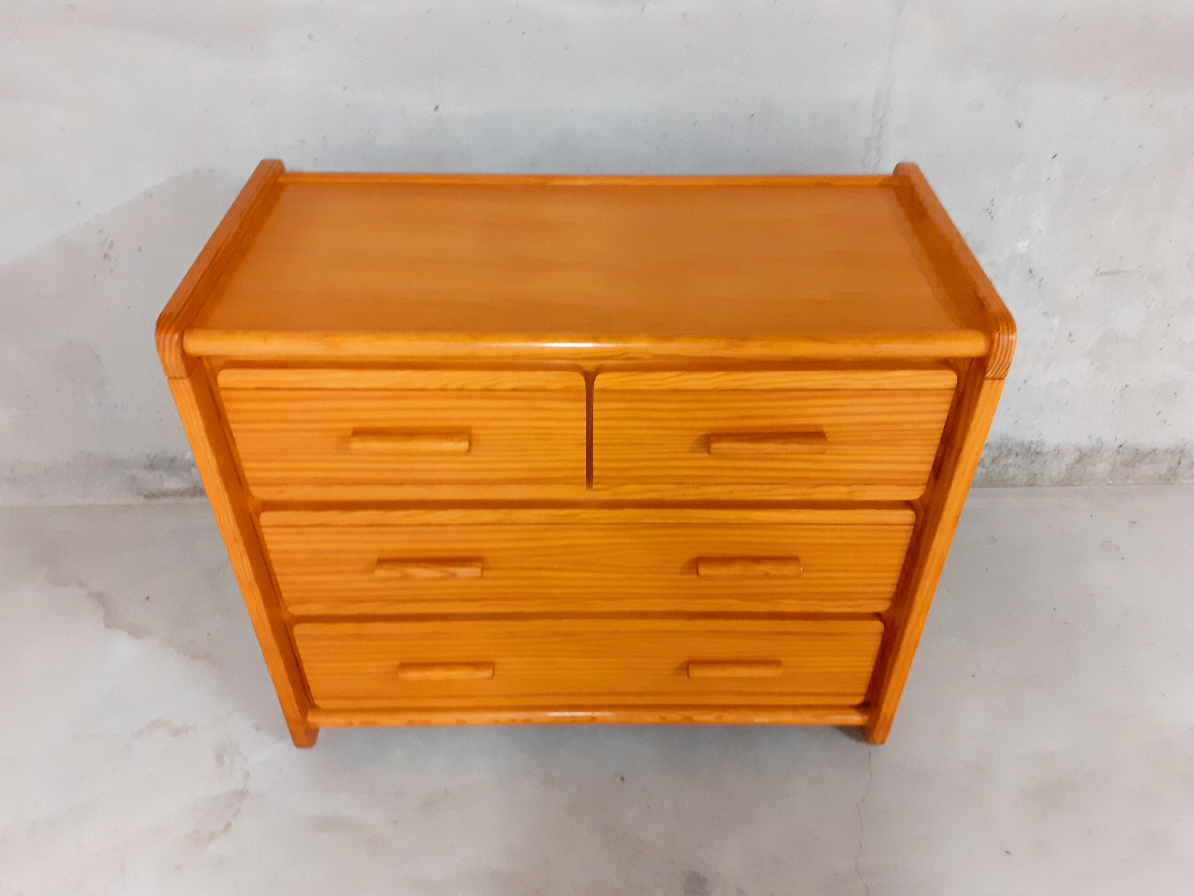 Commode en pin vintage années 70 80 | Selency