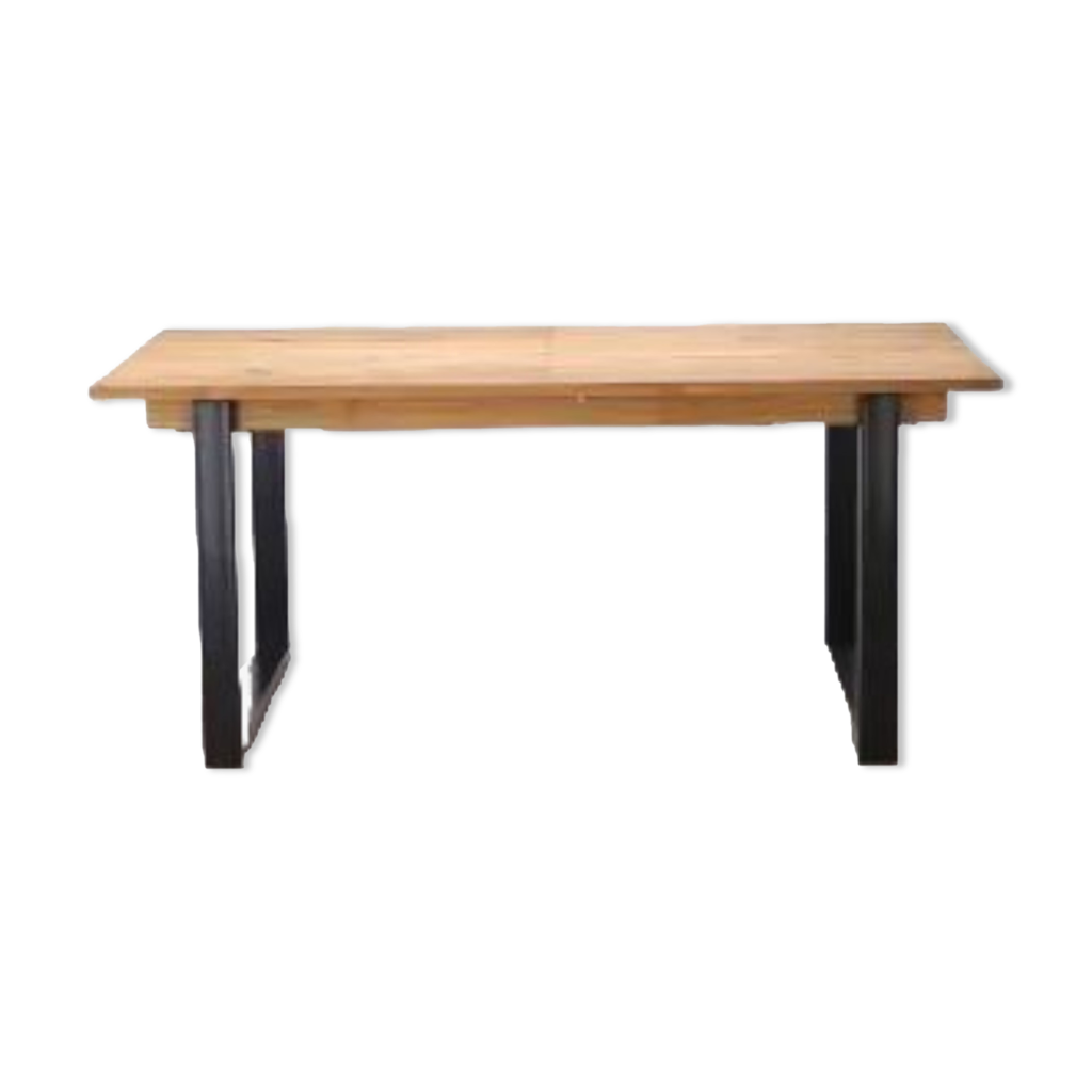 Table a rallonge papillon en chene massif | Selency