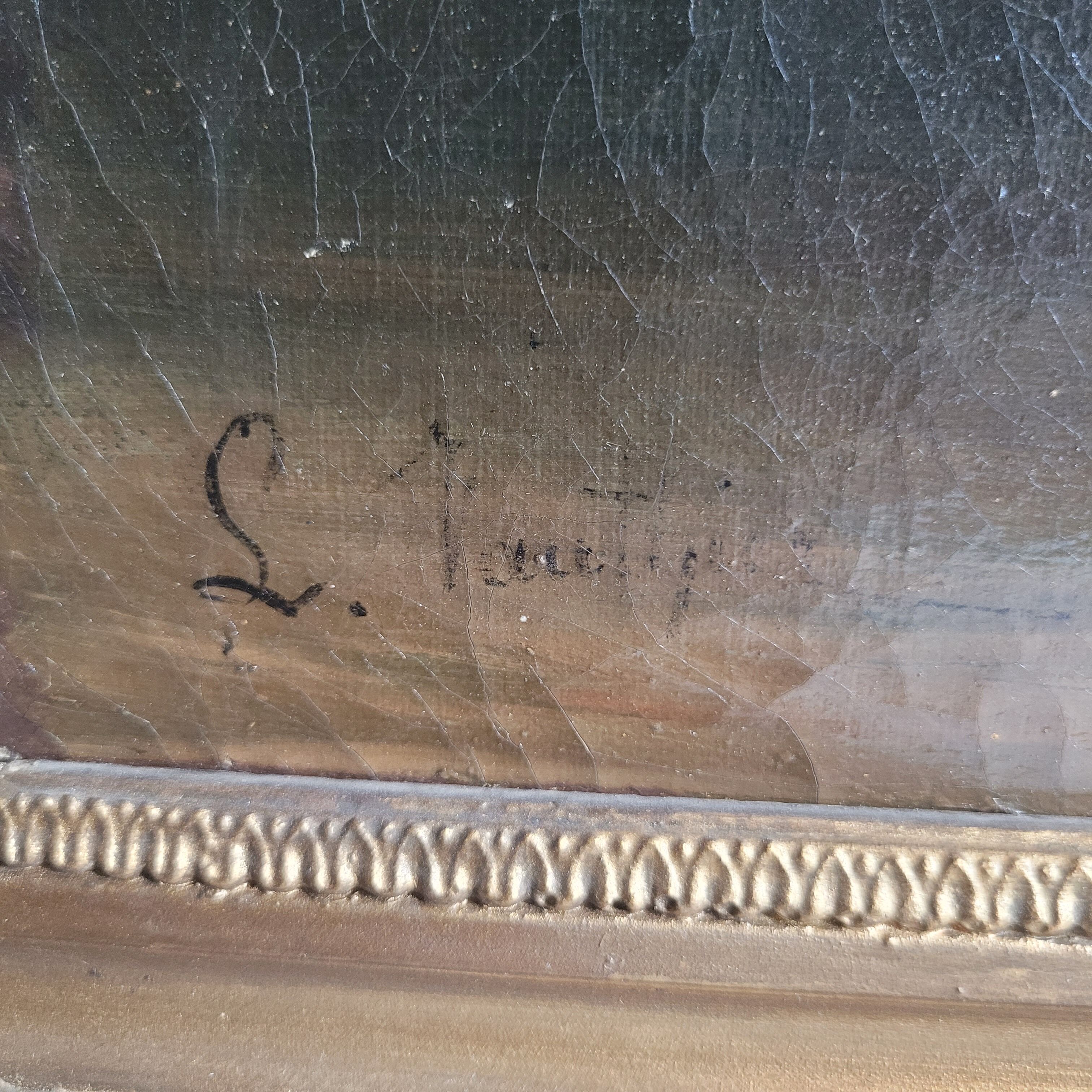 Tableau Huile Sur Toile Signé | Selency