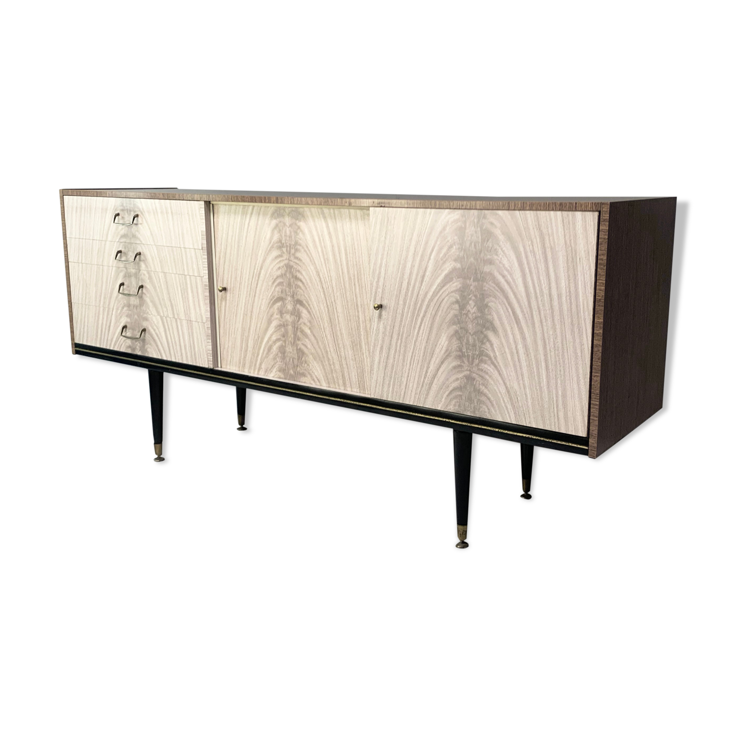 1960’s mid century melamine sideboard by Berry Furniture | Selency