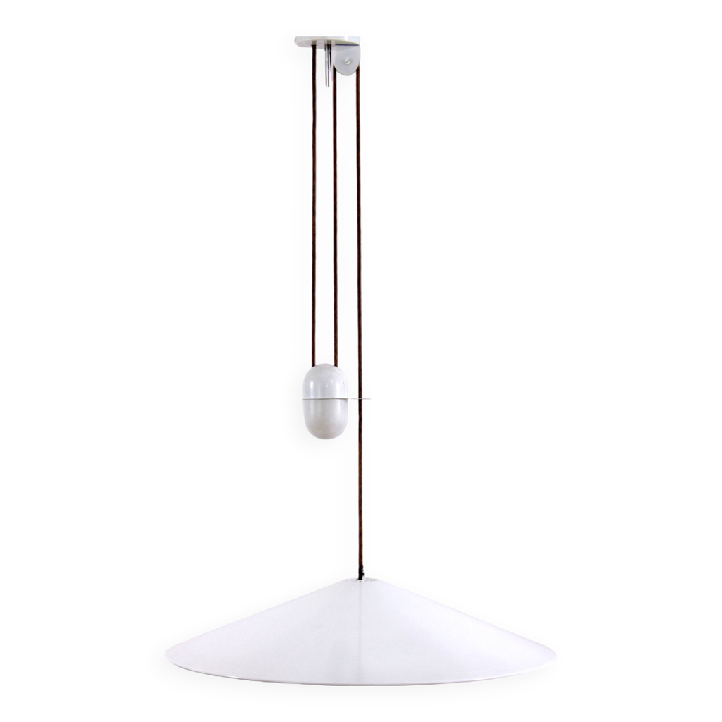 Lampe à suspension à contrepoids emblématique des années 1960 par Goffredo Reggiani | Selency