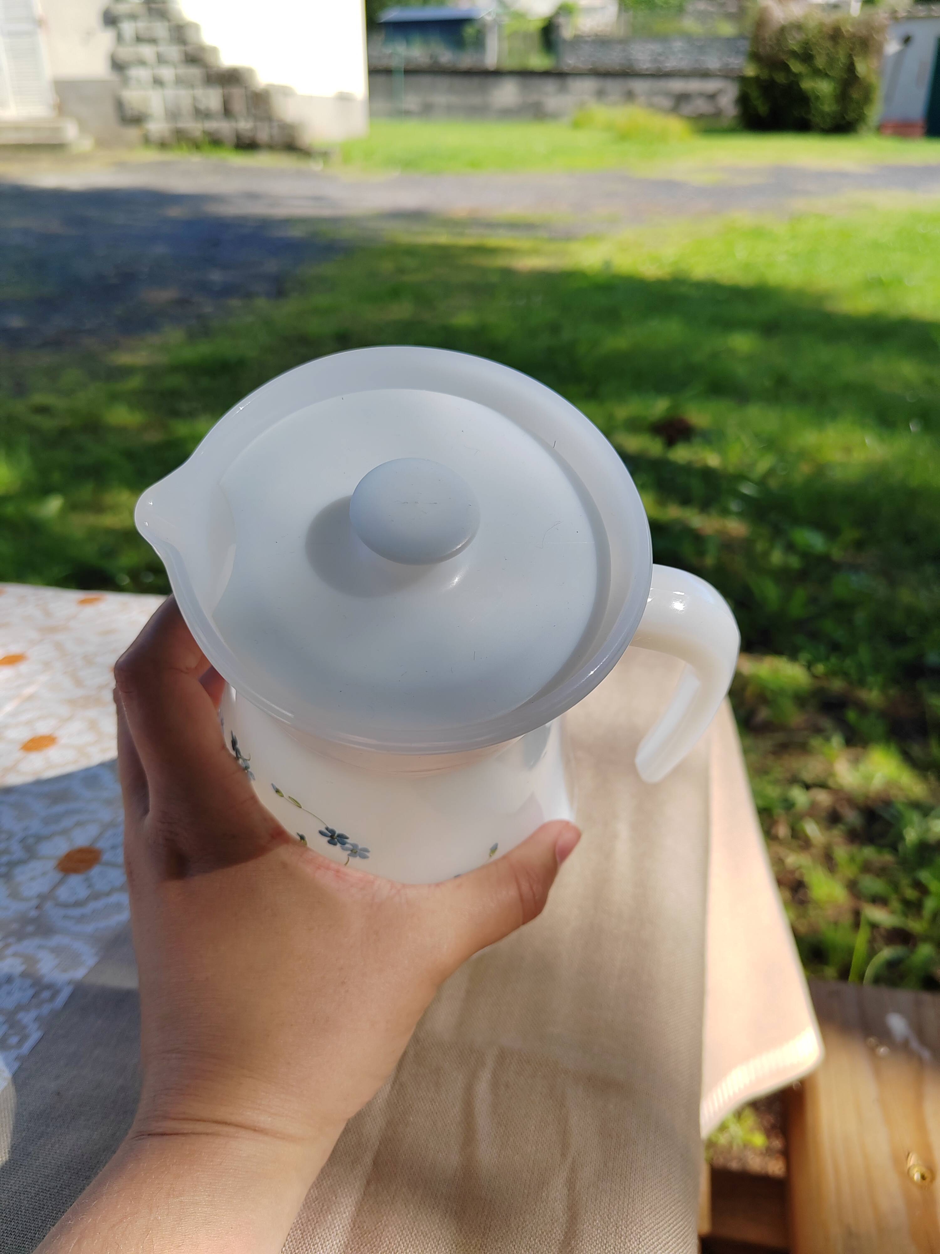 Ensemble deux pichets myosotis Arcopal | Selency