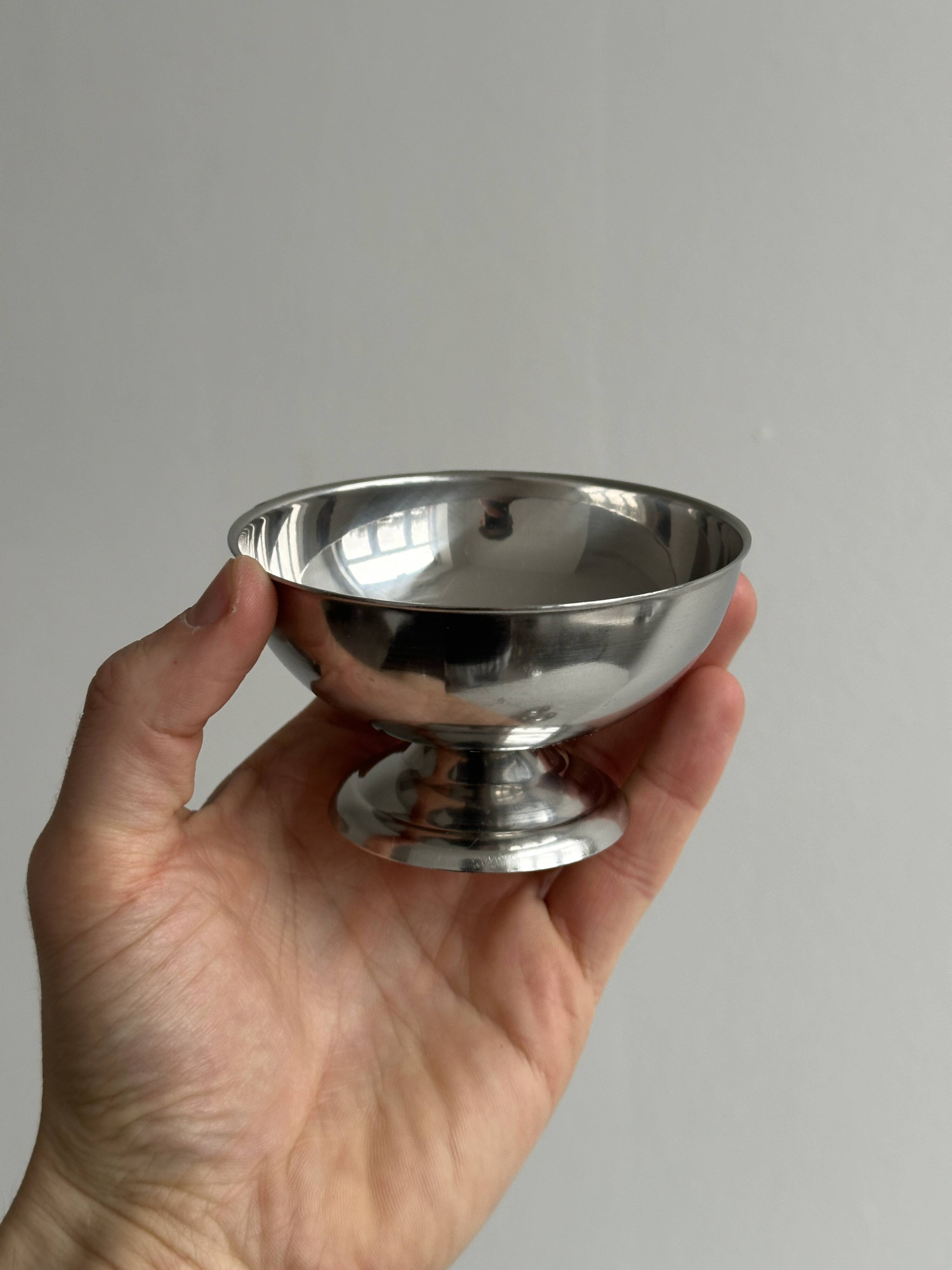 Lot de 6 coupelles à glace en inox | Selency