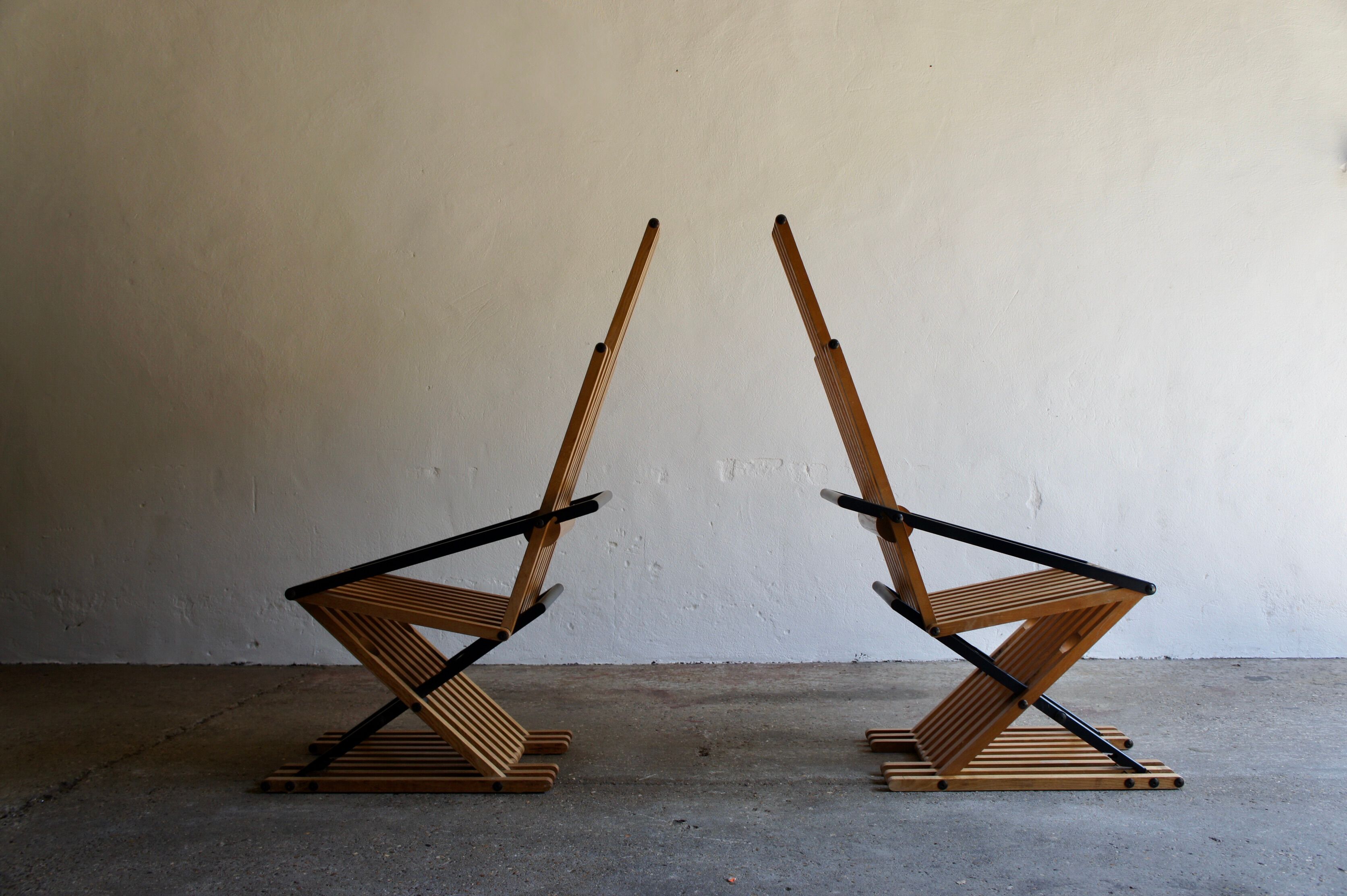 Paire de Body chairs par Jim Warren pour Pearl Dot, 1979 | Selency