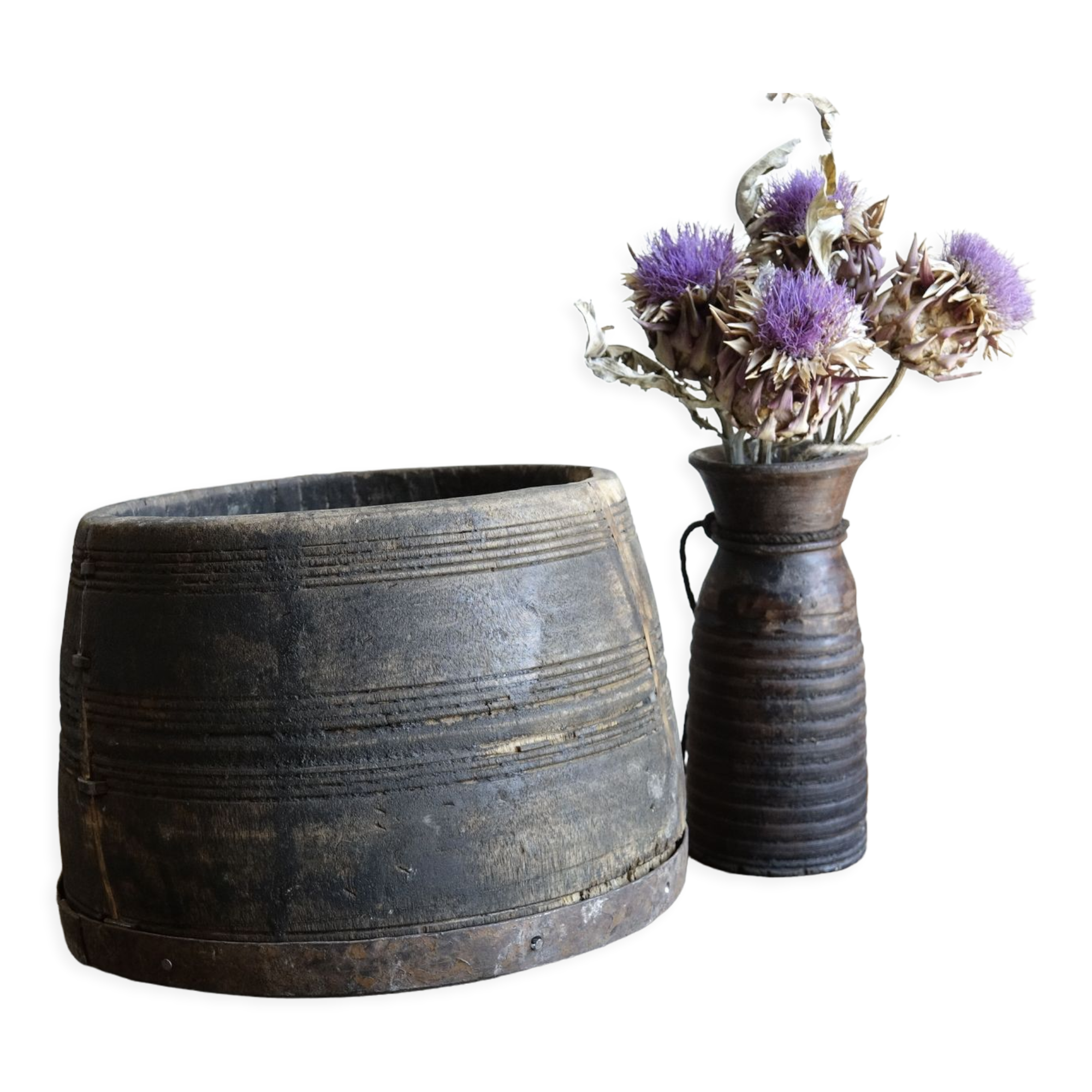 Pot ancien en bois | Selency