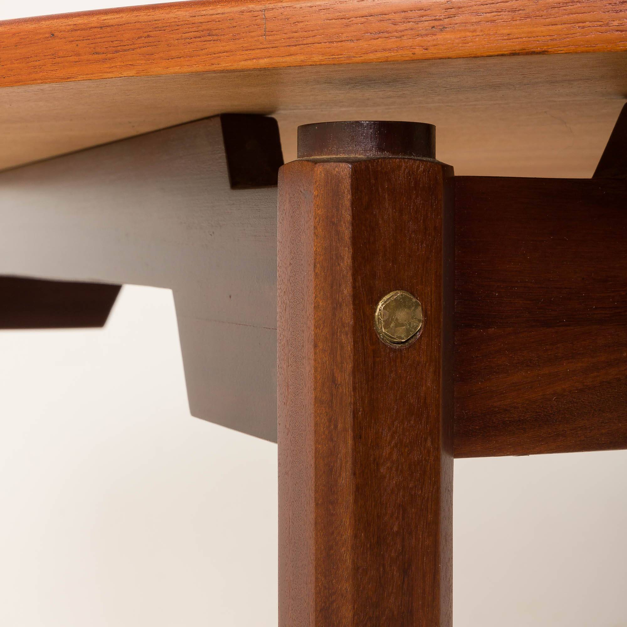 Table à manger italienne en teck, années 1960 | Selency