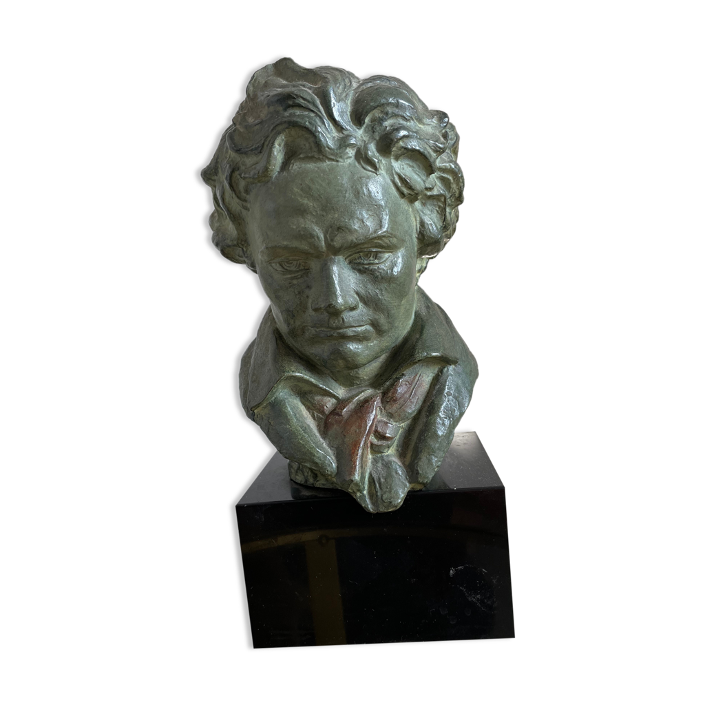 Buste beethoven en bronze signé veriac | Selency