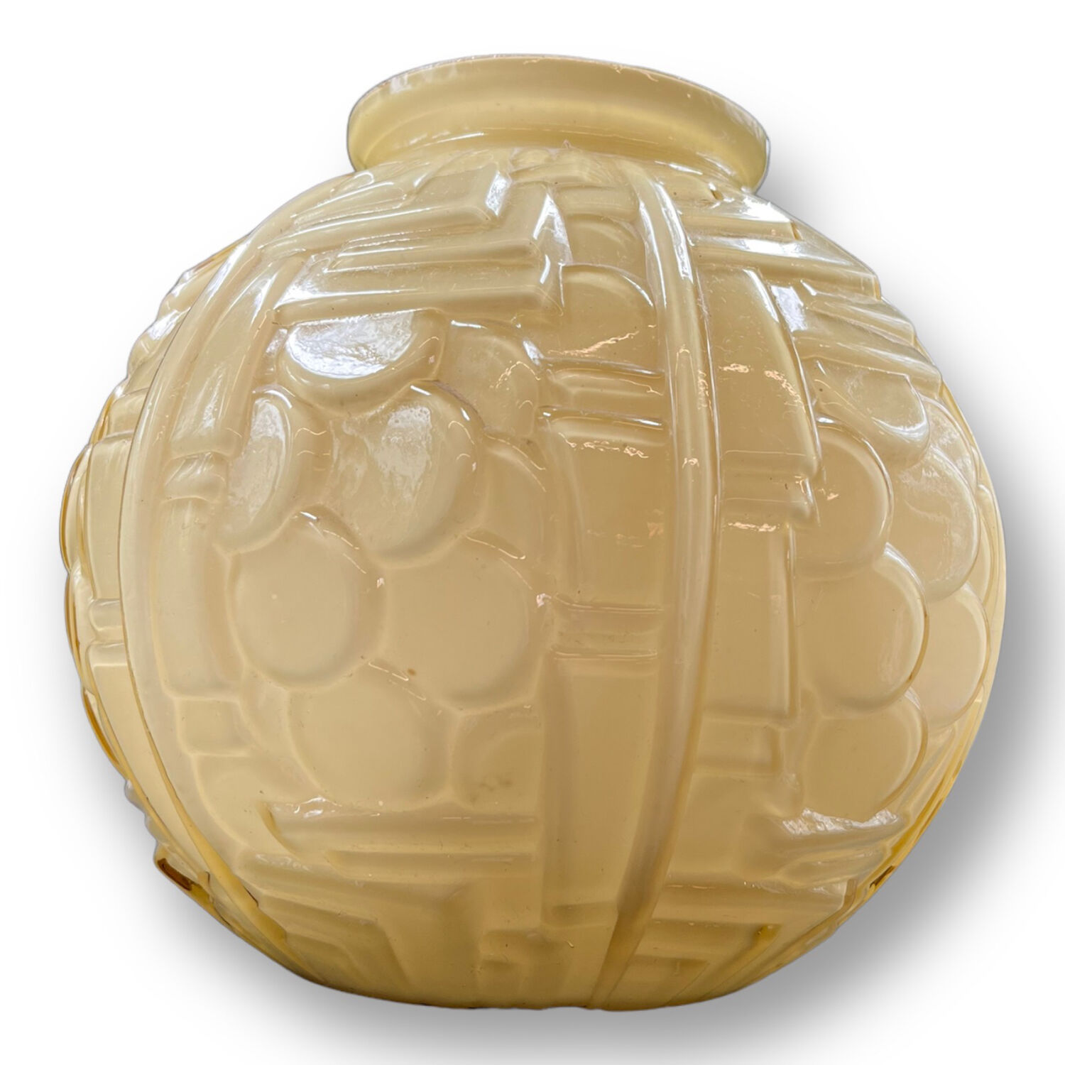 Vase rond Art Déco en verre | Selency