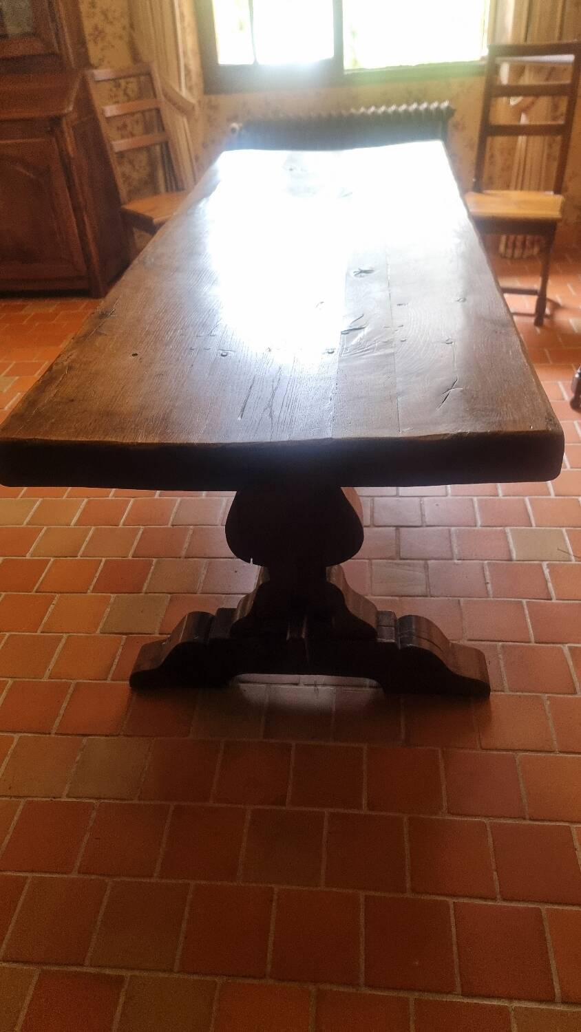 Table monastère et ses 6 chaises | Selency