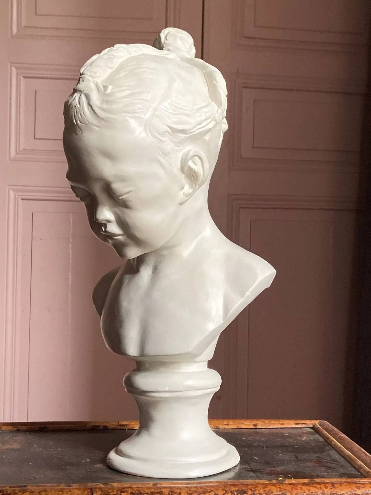 Buste ancien « La Boudeuse » – d’après Jacques François Joseph Saly ...