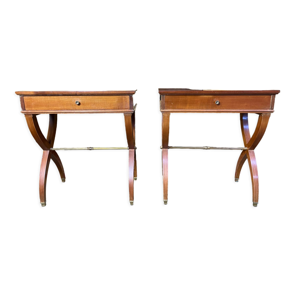 Paire de tables de chevets de style Louis XVI | Selency
