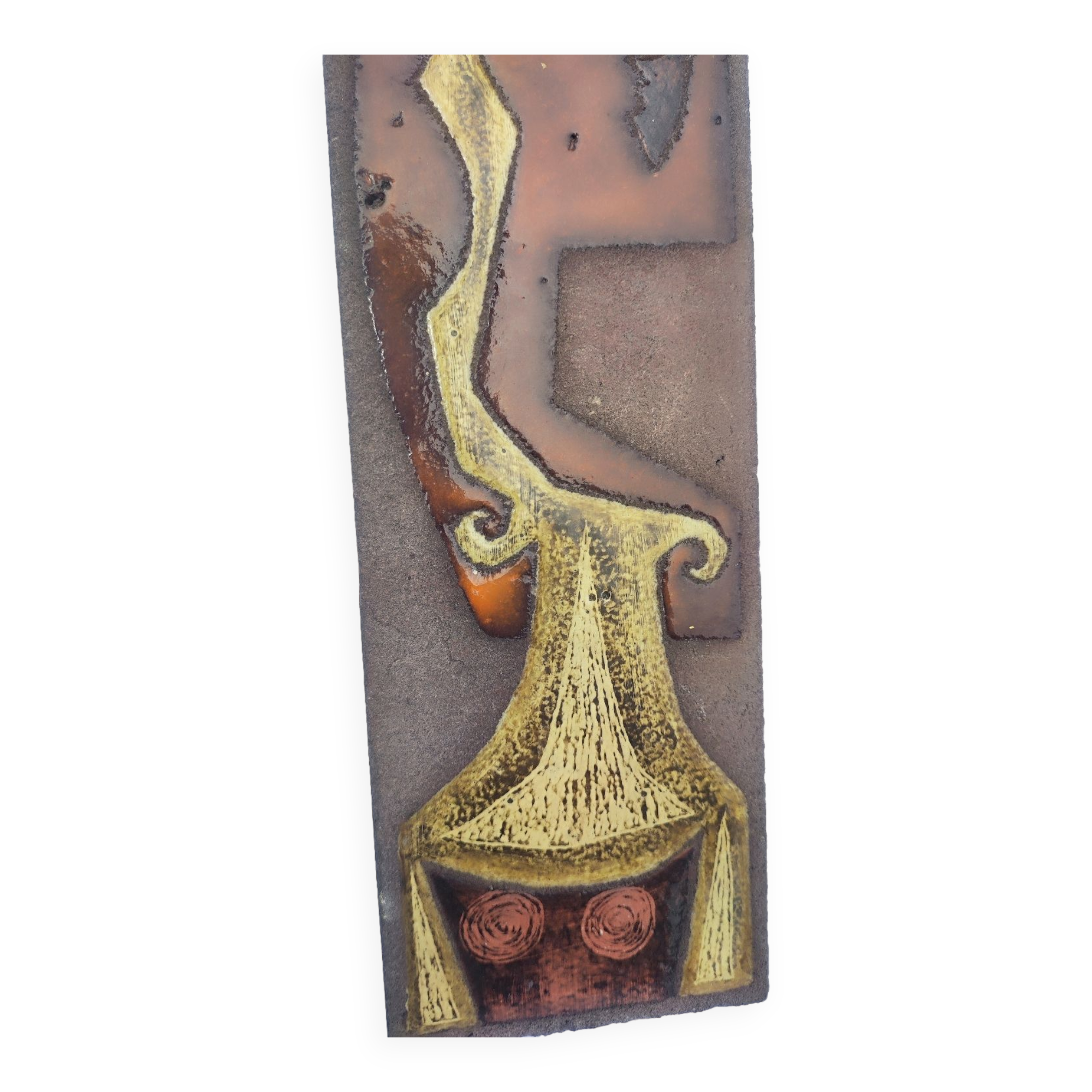 Plaque en lave par Jean Jaffeux | Selency