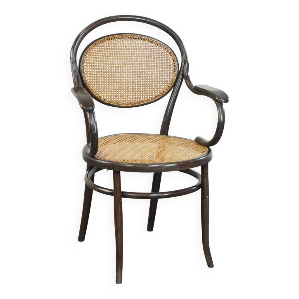 Chaise de bistrot au design vintage en bois courbé, très charmante et ...