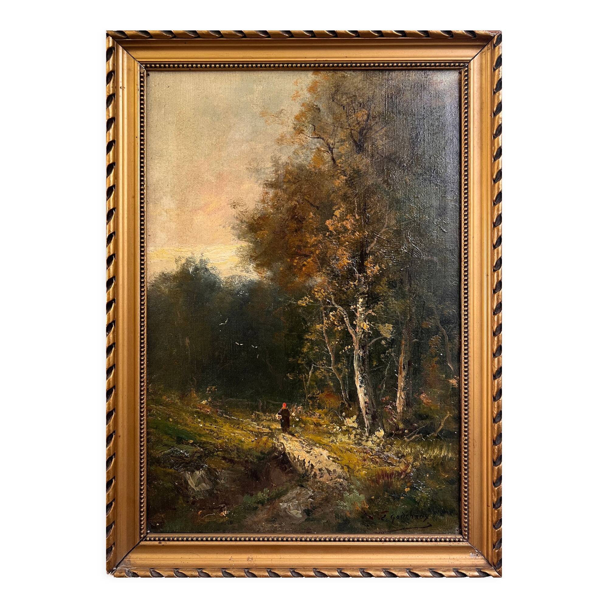 Huile sur toile de Emile Godchaux - peinture | Selency