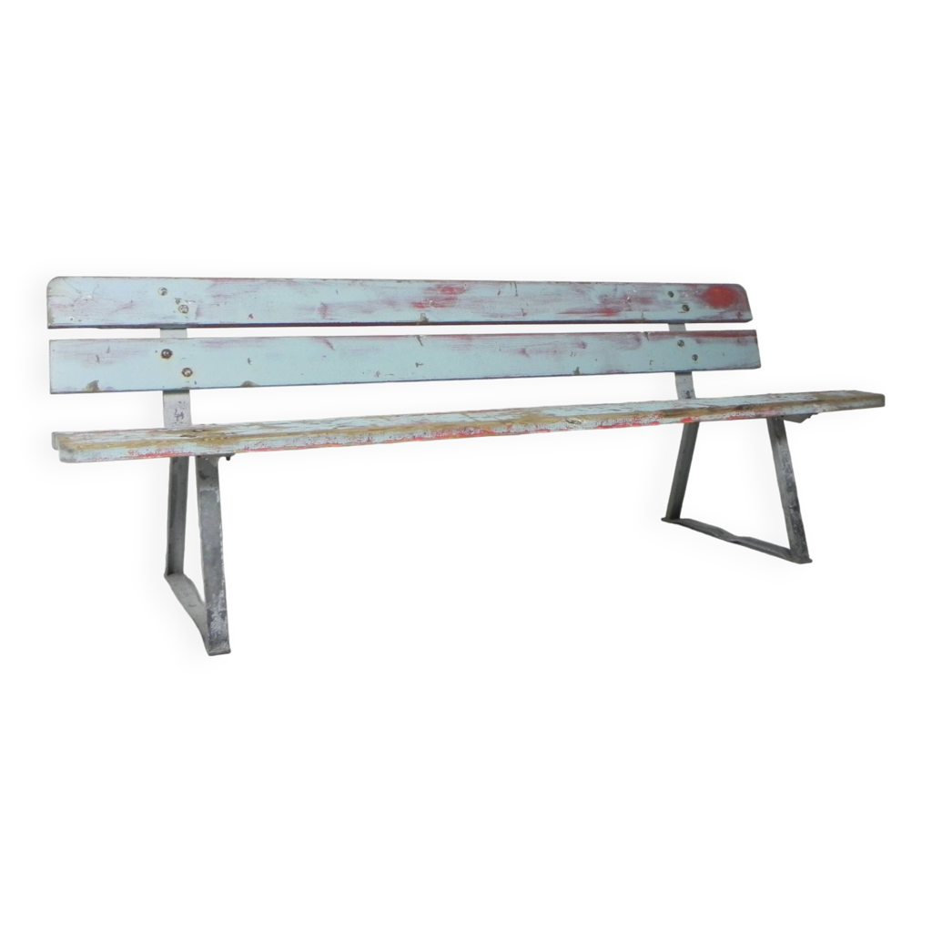 Tough, industrial sofa, 2 meters long, 1960s | Selency