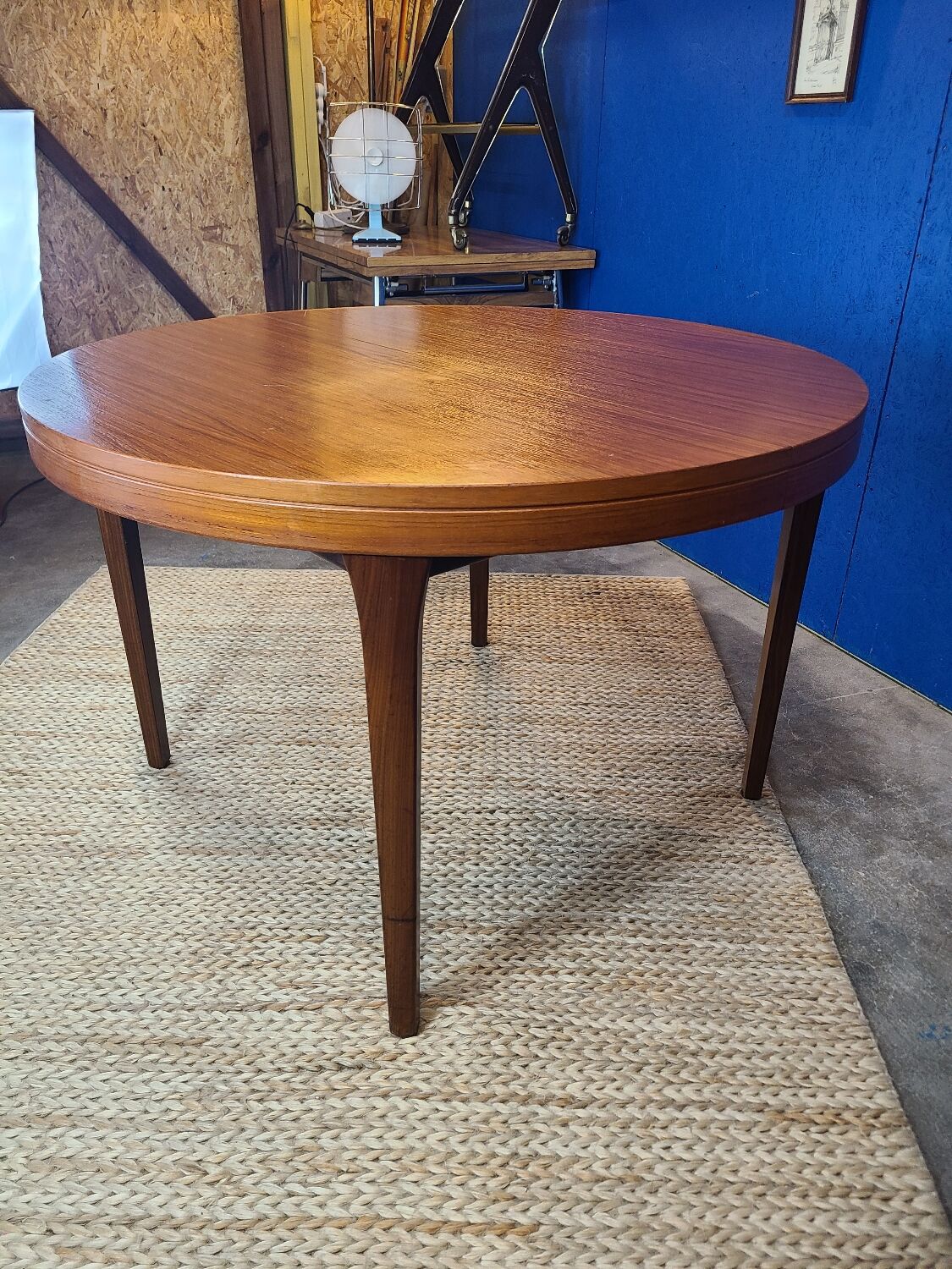 Table à rallonge scandinave en teck 1970 | Selency