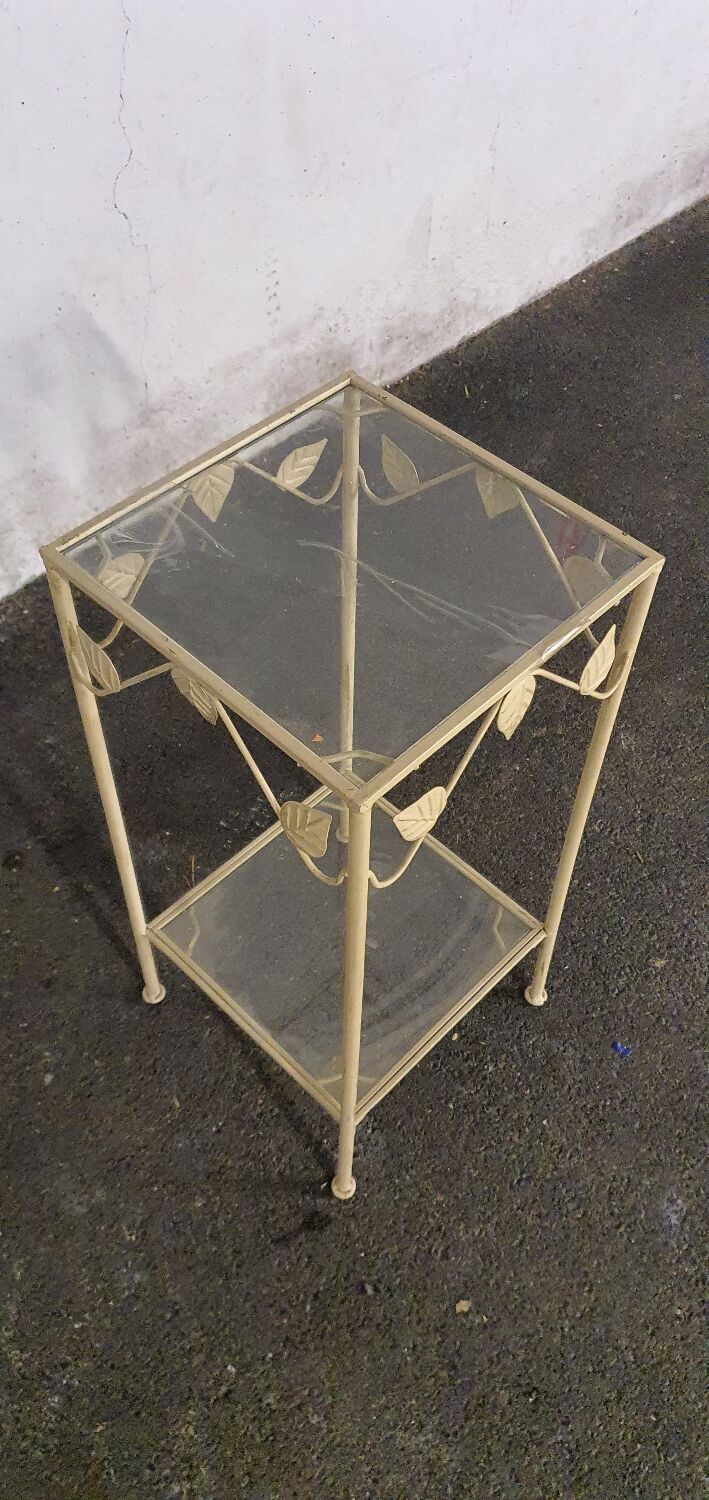 Guéridon métal en fer forgé | Selency