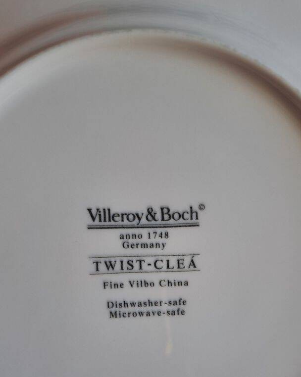 Lot de 9 assiettes porcelaine Villeroy & bosch - Twist Cleá | Selency