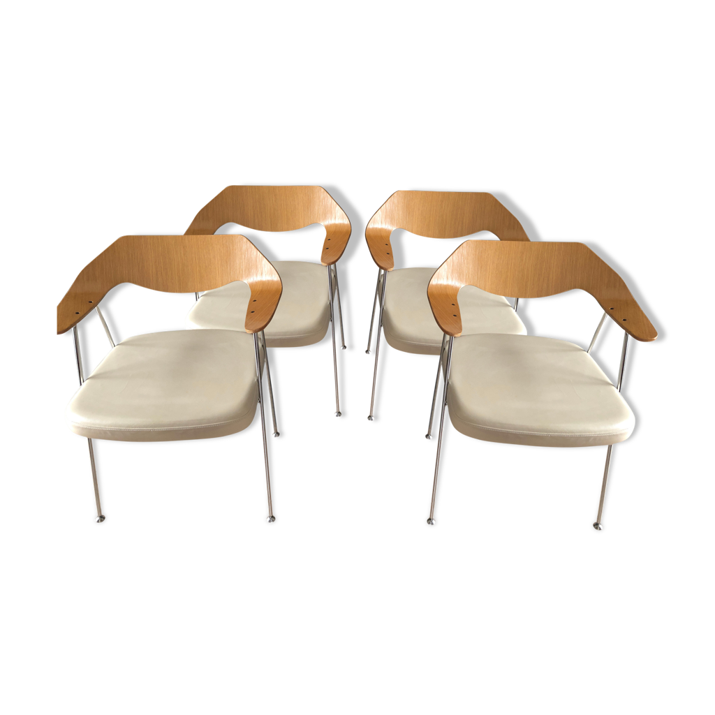 4 fauteuils par Robin Day 675 réedition Habitat | Selency