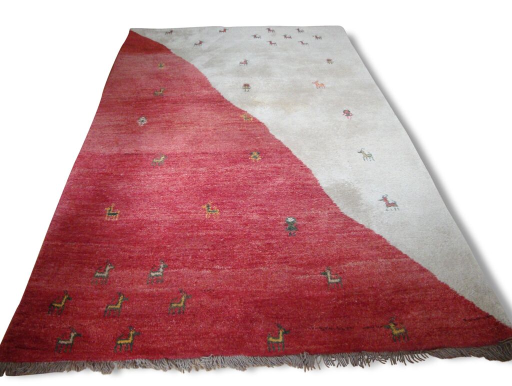 GABBEH - Tapis nomade persan (Iran) 181x290 | Selency