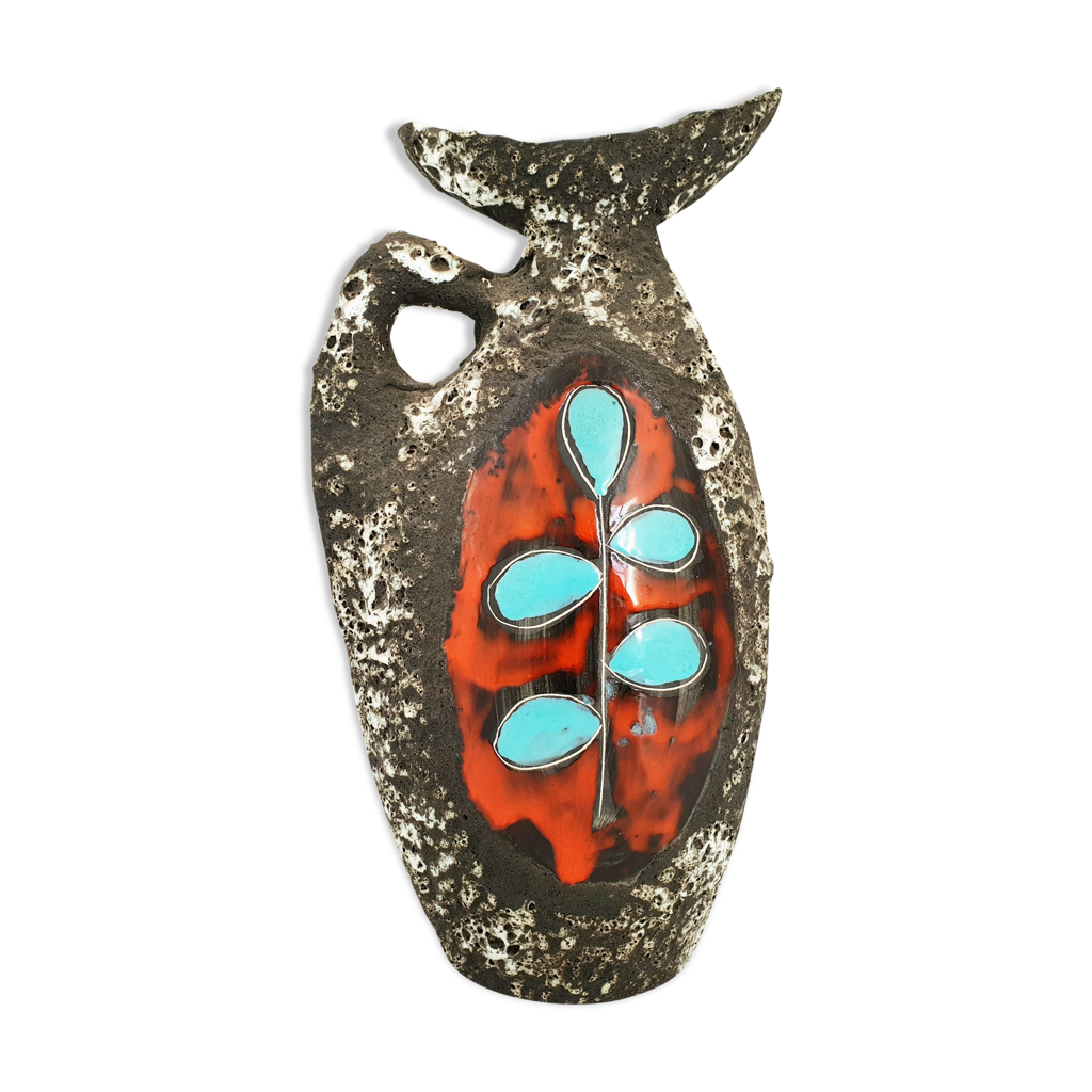 Vase vintage italien signé Pugi | Selency