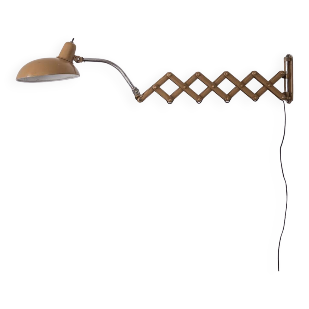 Vintage metal pantograph wall lamp, 1960s design | Selency