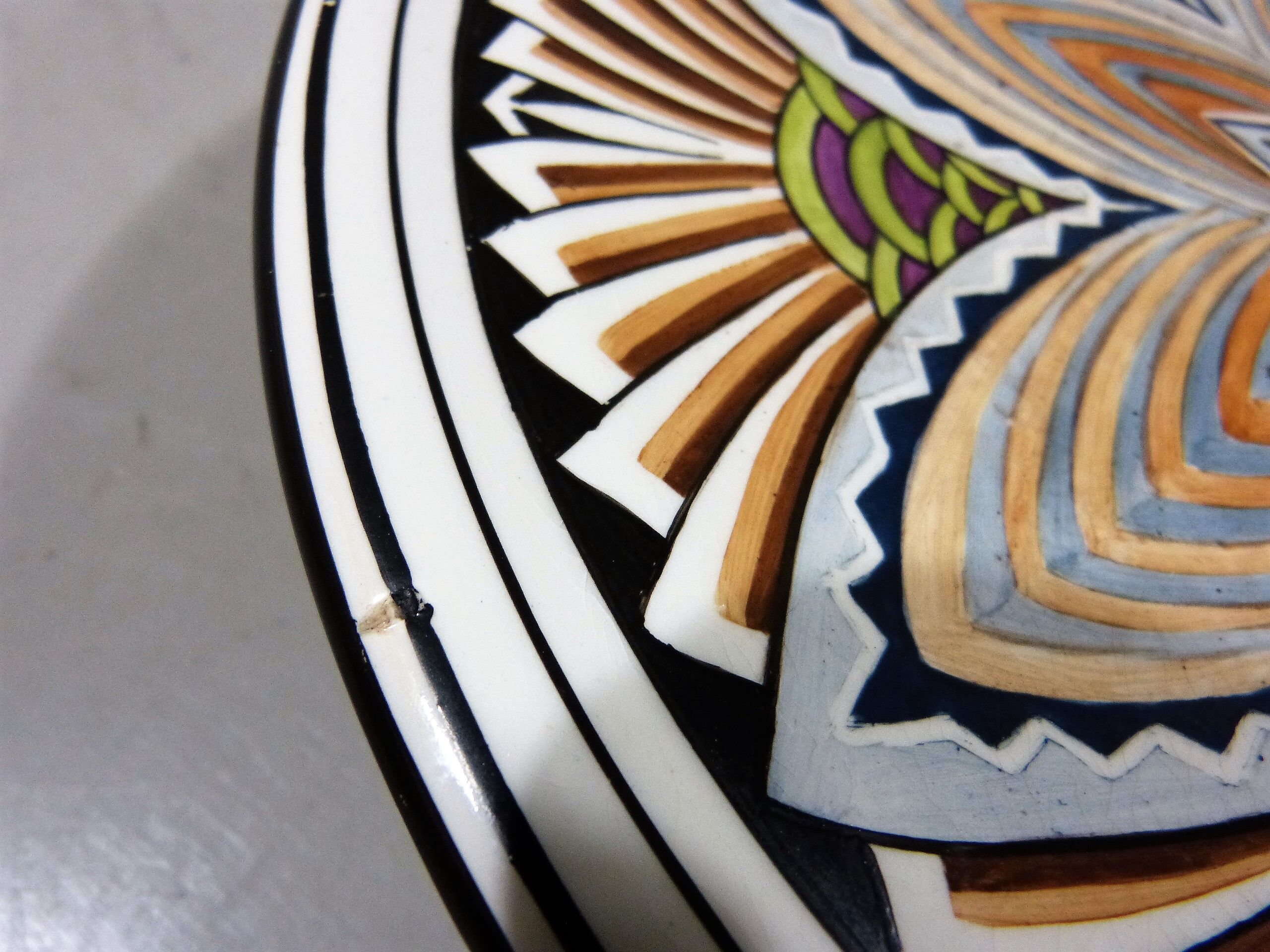 Pastry plate by Henri Breetvelt for Société Céramique, Netherlands 1902 ...