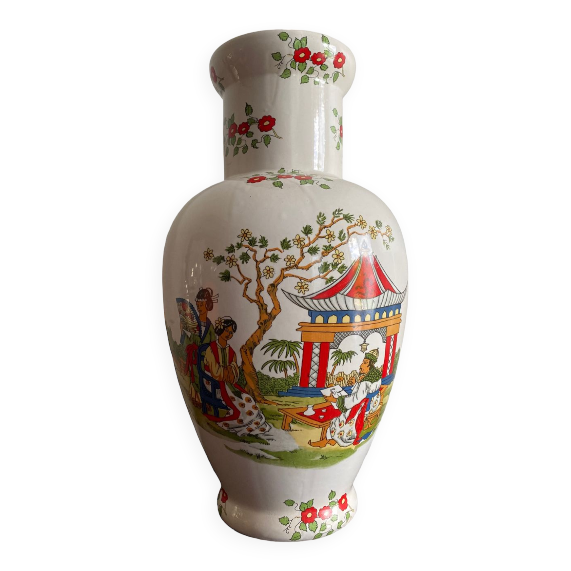 Vase Faïence Chinoise | Selency
