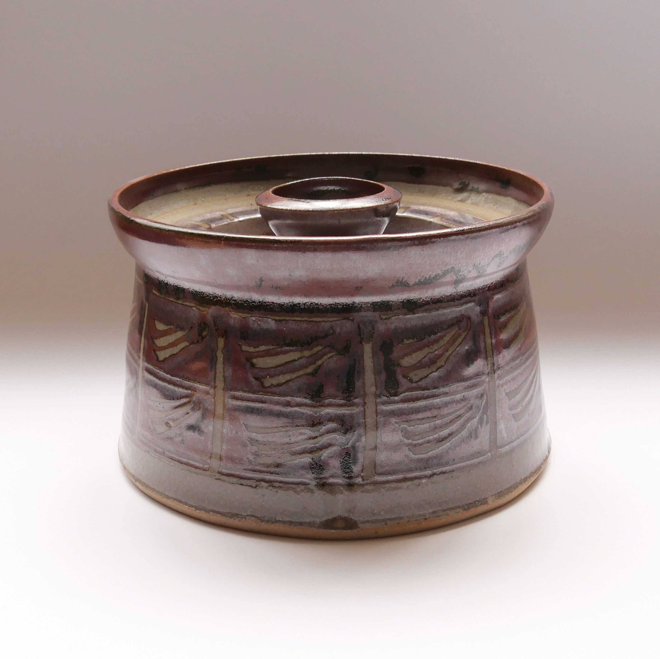 Boîte en grès - David Eeles - Shepherds Well Pottery - 1970's/1980's ...