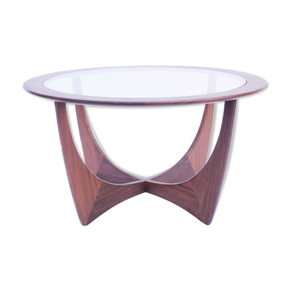 Table basse ronde Astro années 60 | Selency