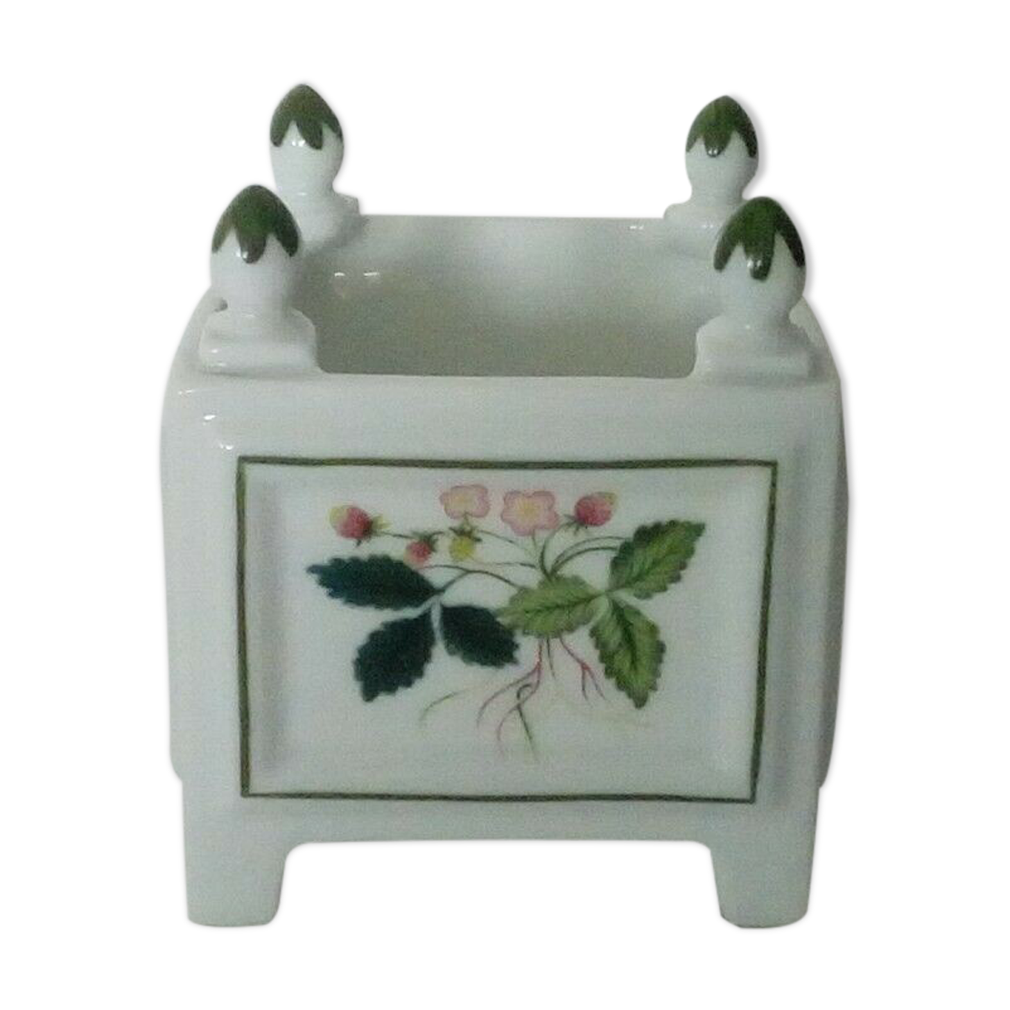 Cache pot jardiniere porcelaine de limoges a.raynaud & cie decor ...