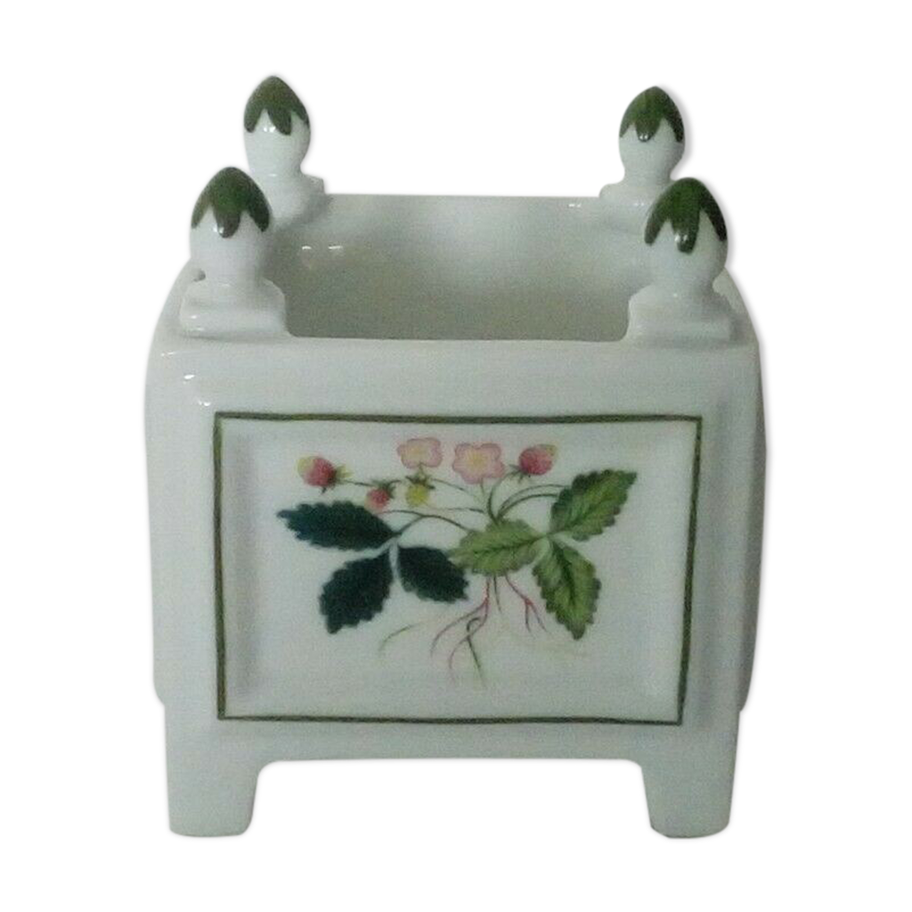 Cache pot jardiniere porcelaine de limoges a.raynaud & cie decor ...