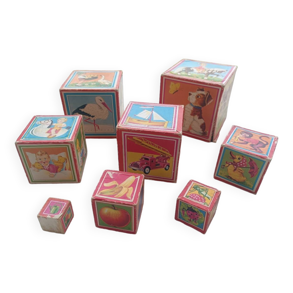 Cubes empilables en bois | Selency