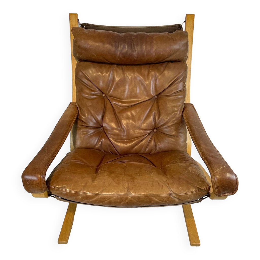 Belle chaise vintage Westnofa modèle Siesta par Ingmar Relling. Chaise ...