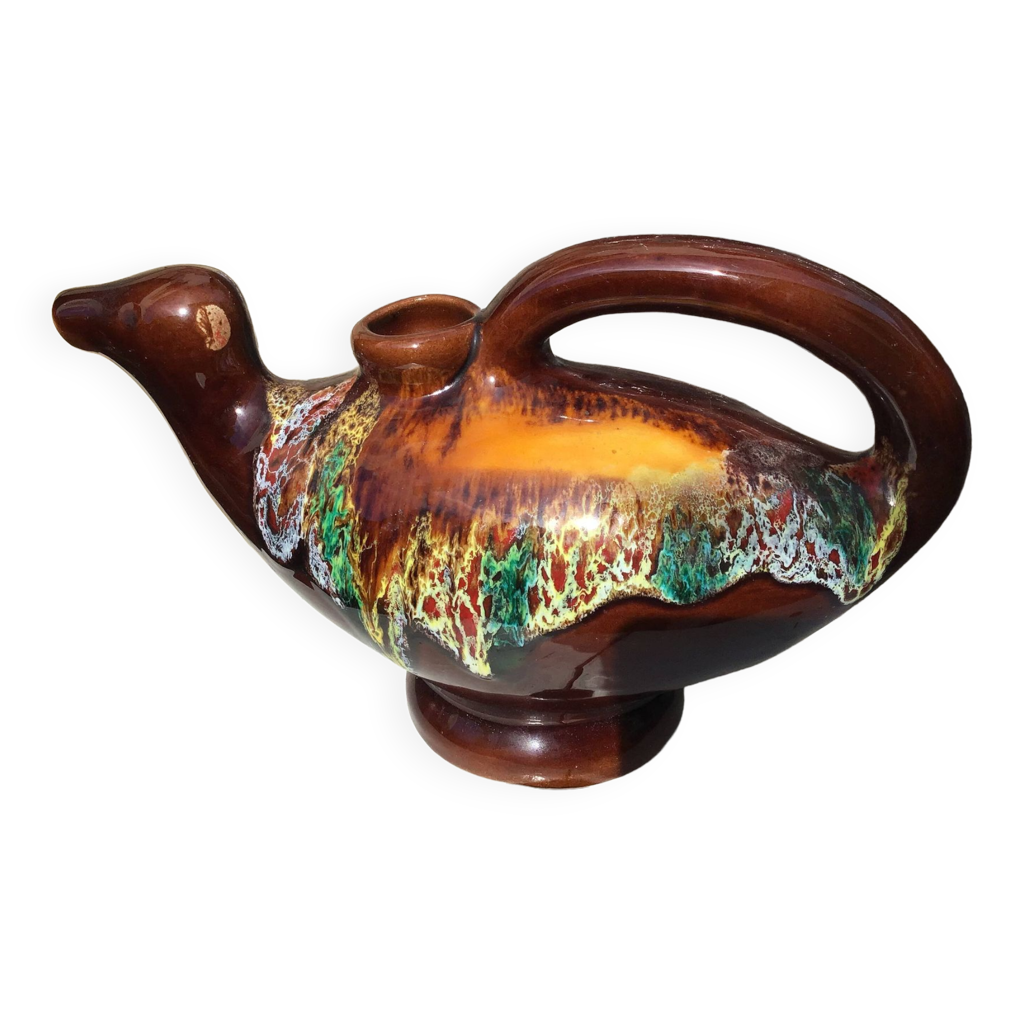 Cruche chevrette céramique vintage 70 vallauris | Selency