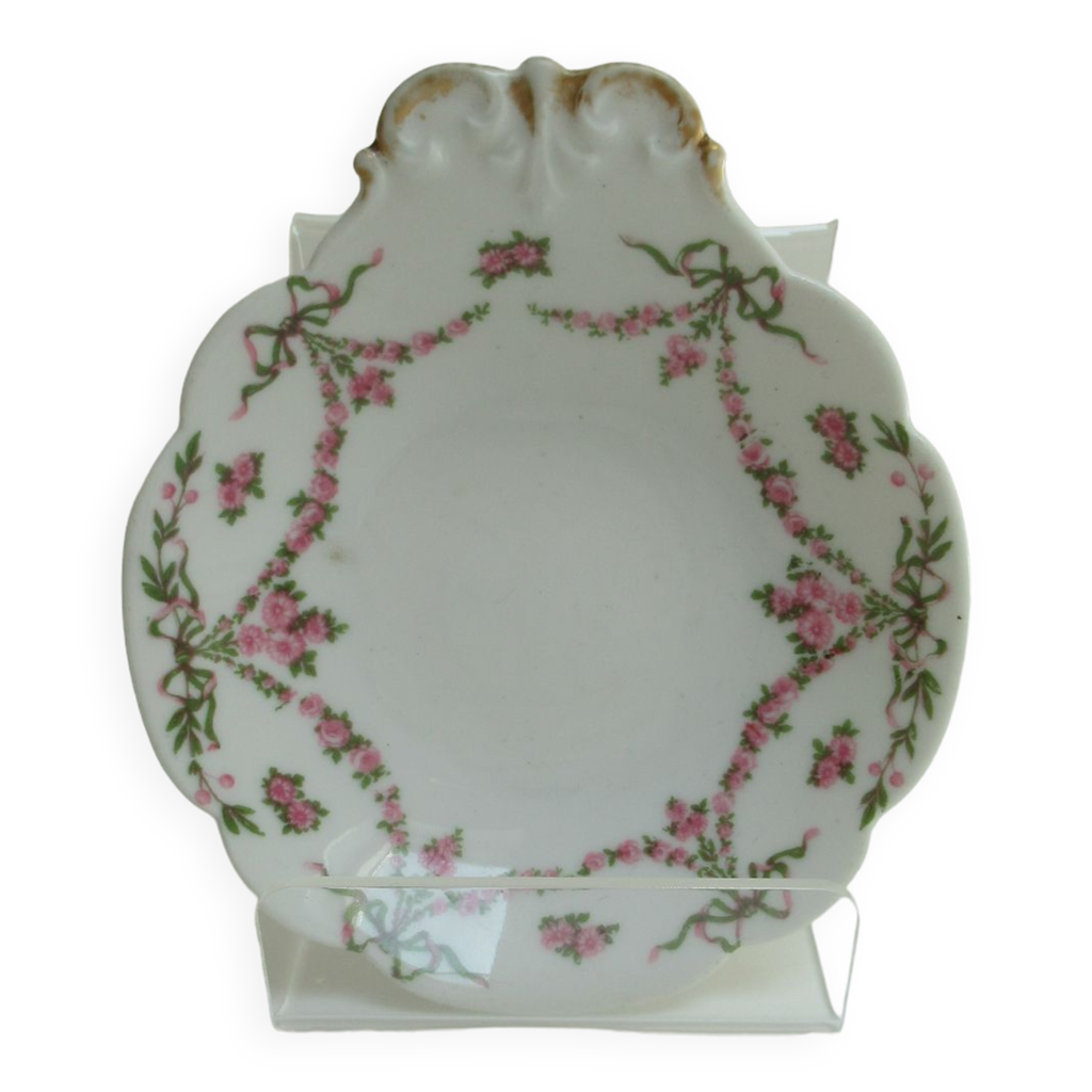 Flowered cup Porcelaine Limoges Charles Ahrenfeldt for Louis Kuhne in ...