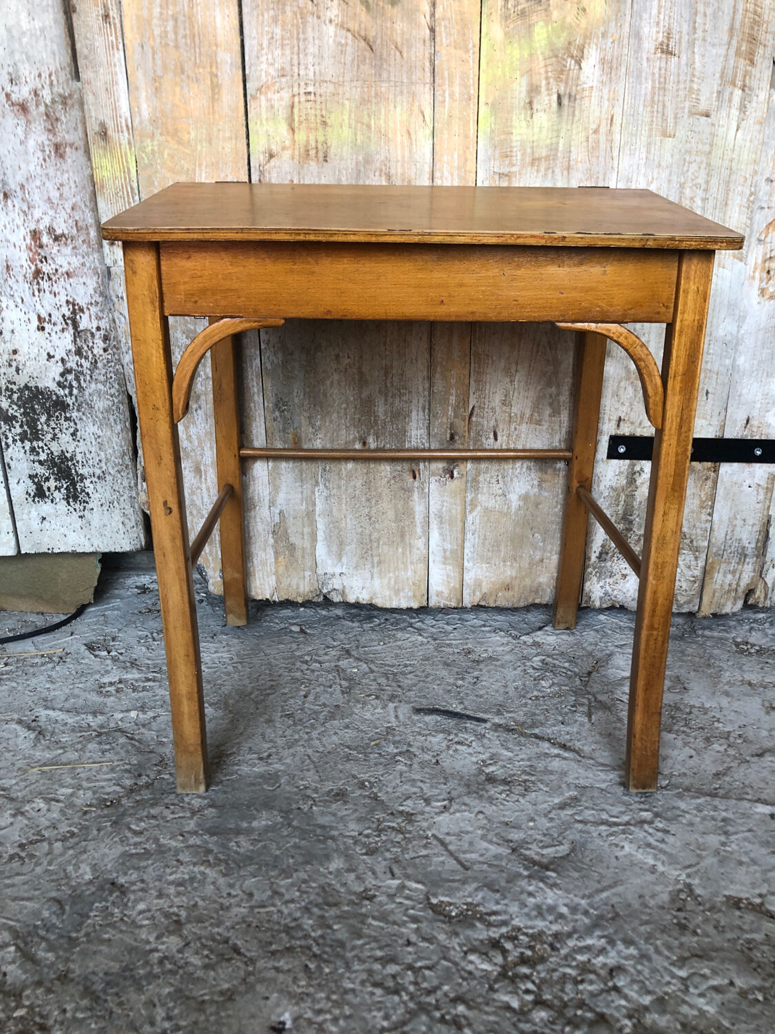 Bureau pupitre style baumann bois tablette relevable | Selency