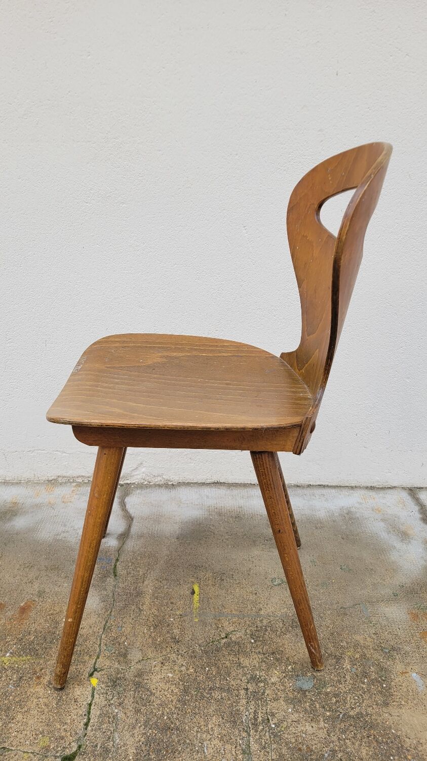 Chaise de bistrot baumann modèle fourmi vintage- 1950s | Selency