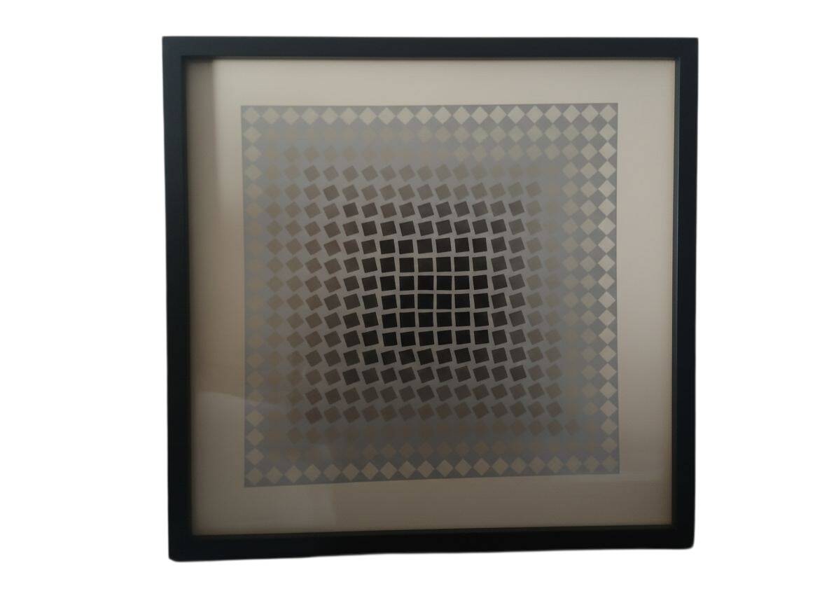 Victor Vasarely d'après œuvre CTA-106-ARG | Selency