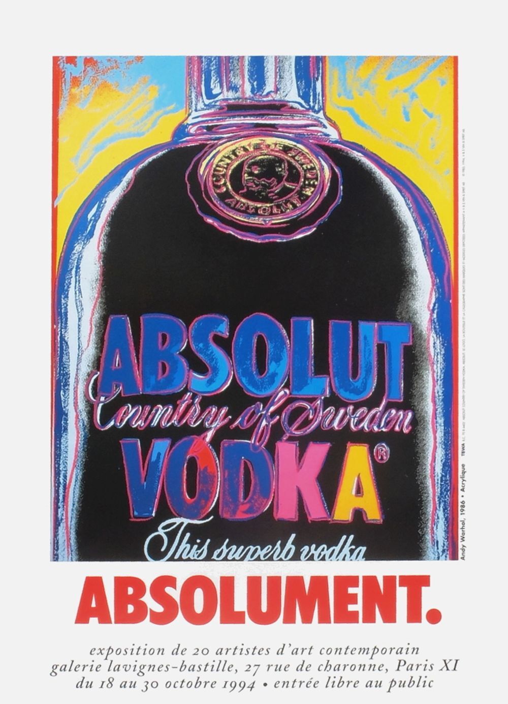 Affiche Absolument Andy Warhol | Selency