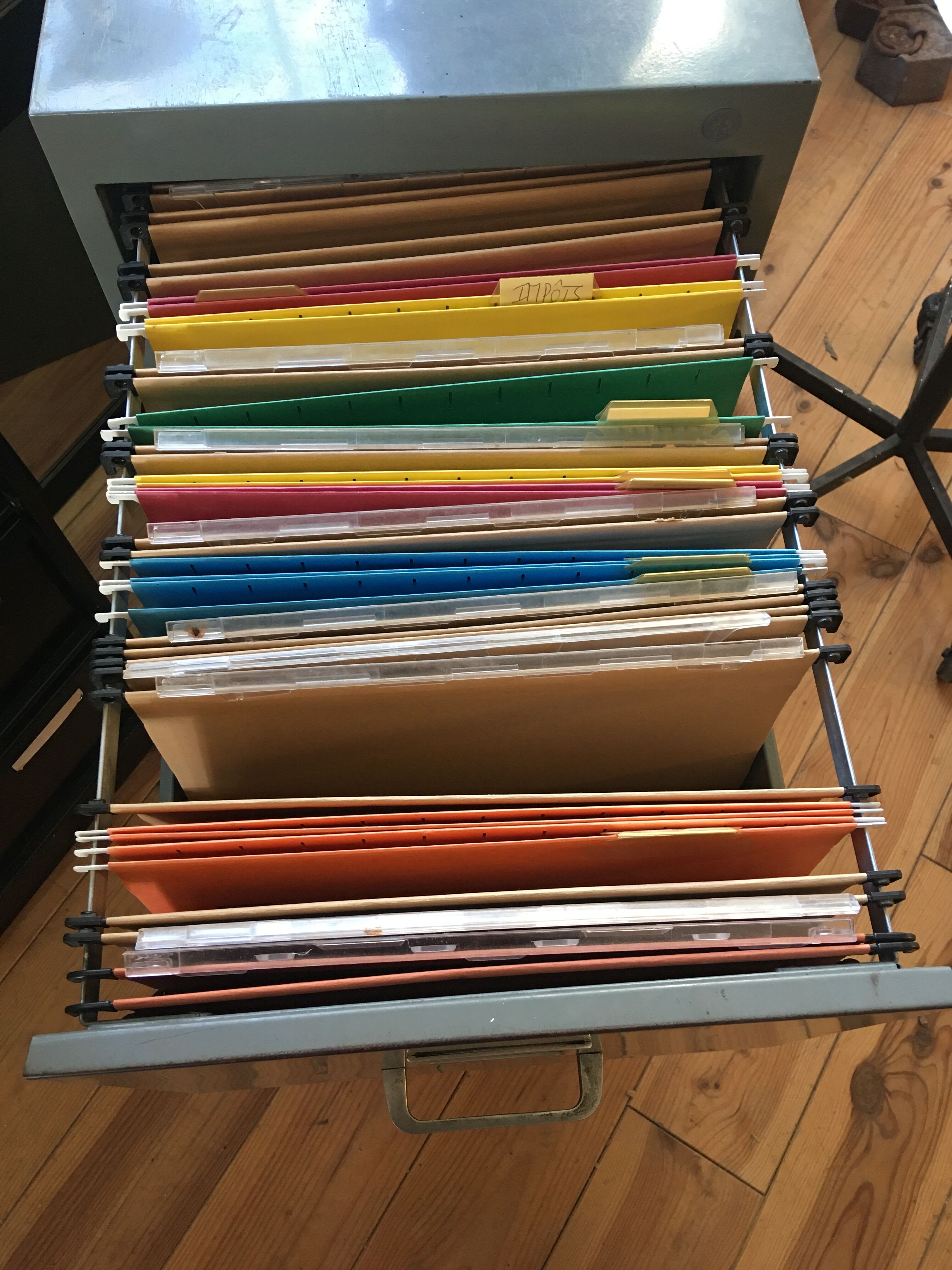 Classeur Strafor deux tiroirs logo enclume | Selency