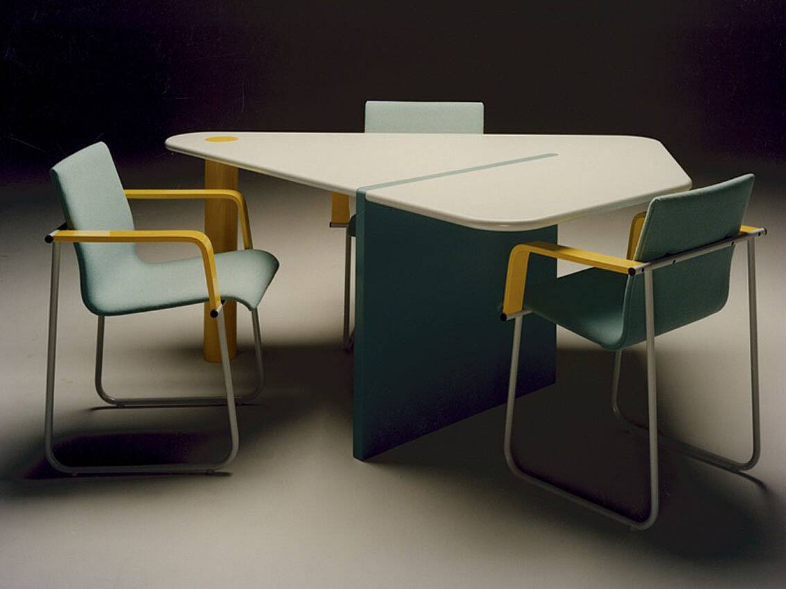Large Kite desk / table by Castelijn - Design Louk Straver - 1980 | Selency