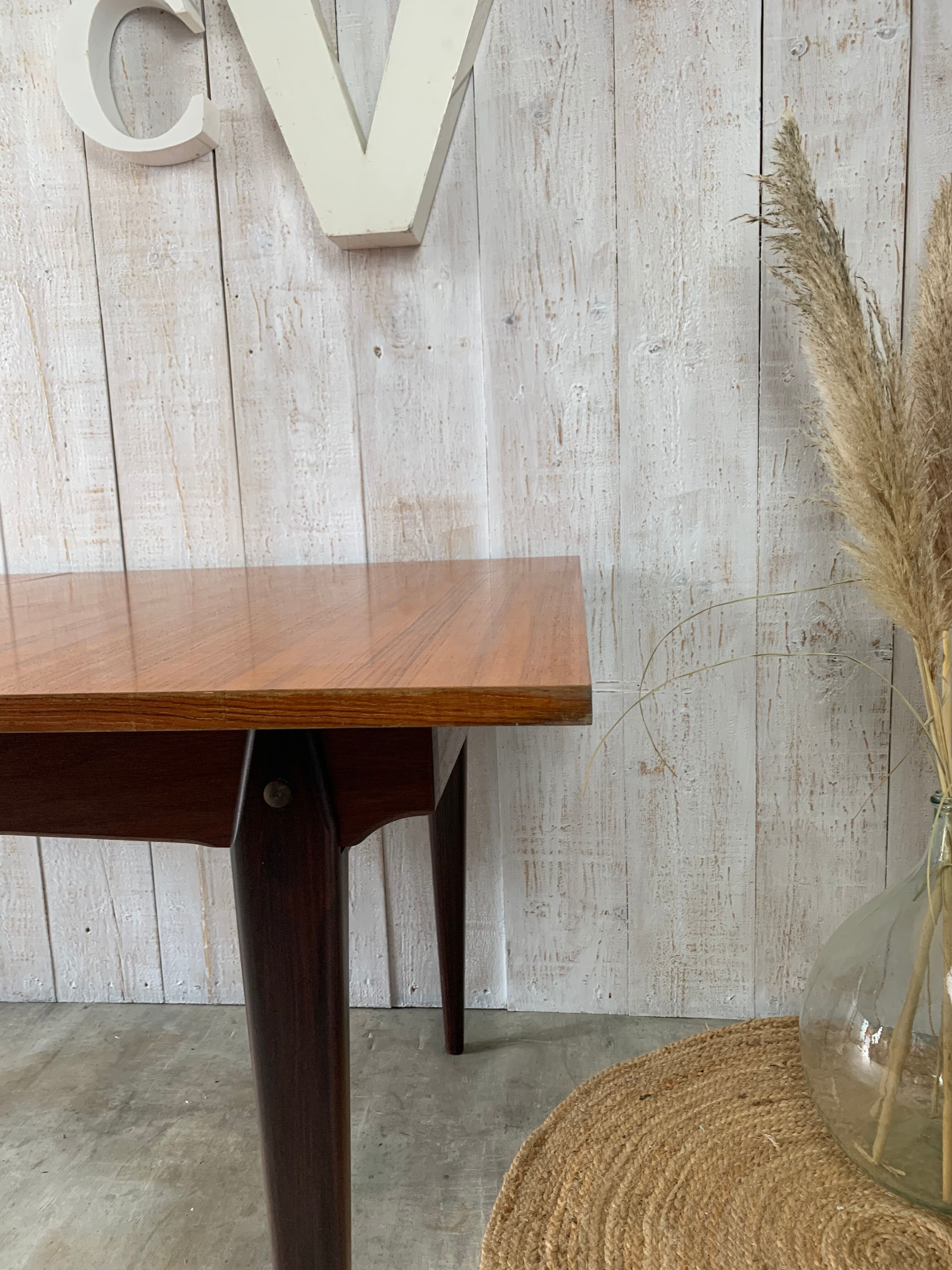 Table teck "papillon" | Selency