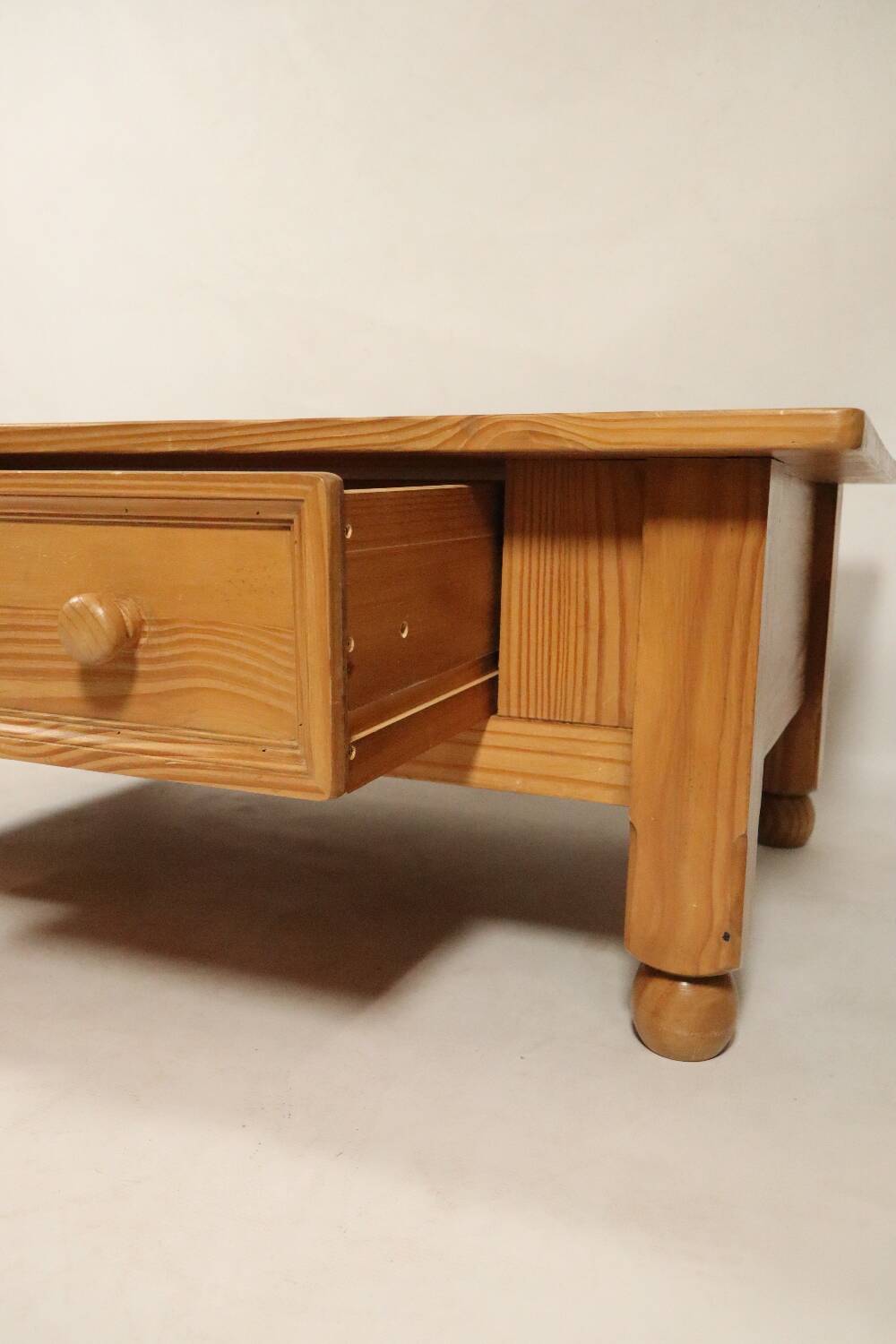 Table basse Style Ethnique Boho Table Vintage Couleur Claire Bois | Selency