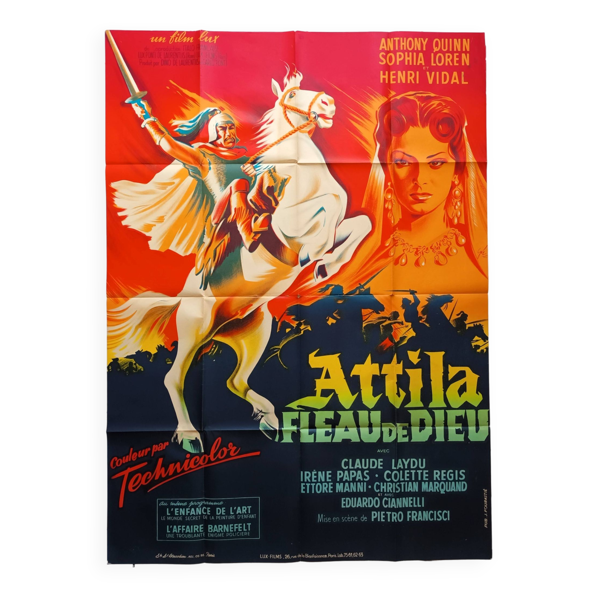 Attila flag of god movie poster | Selency