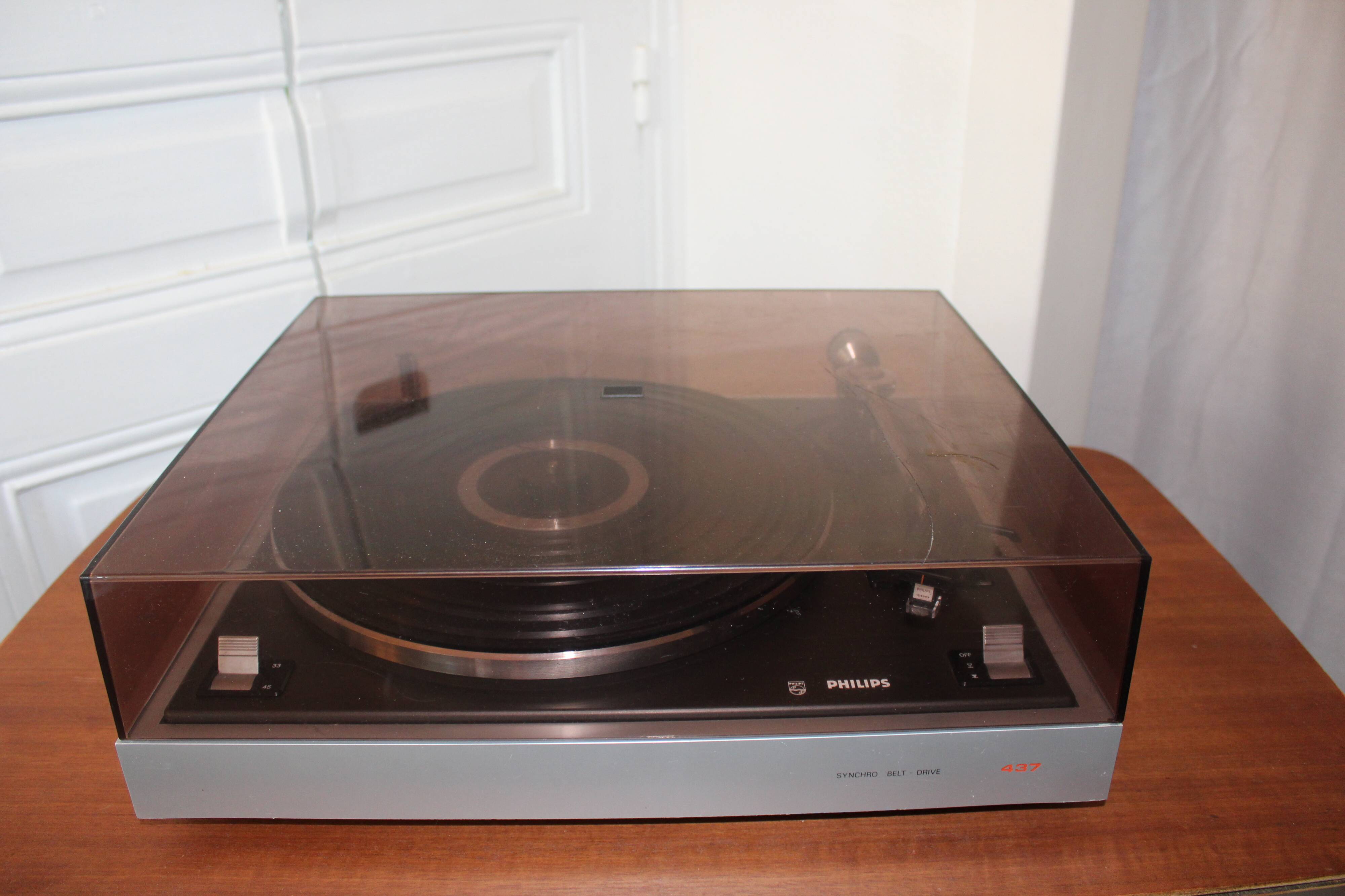 Platine vinyle hifi vintage Philips 22 GA 437 (1978) | Selency